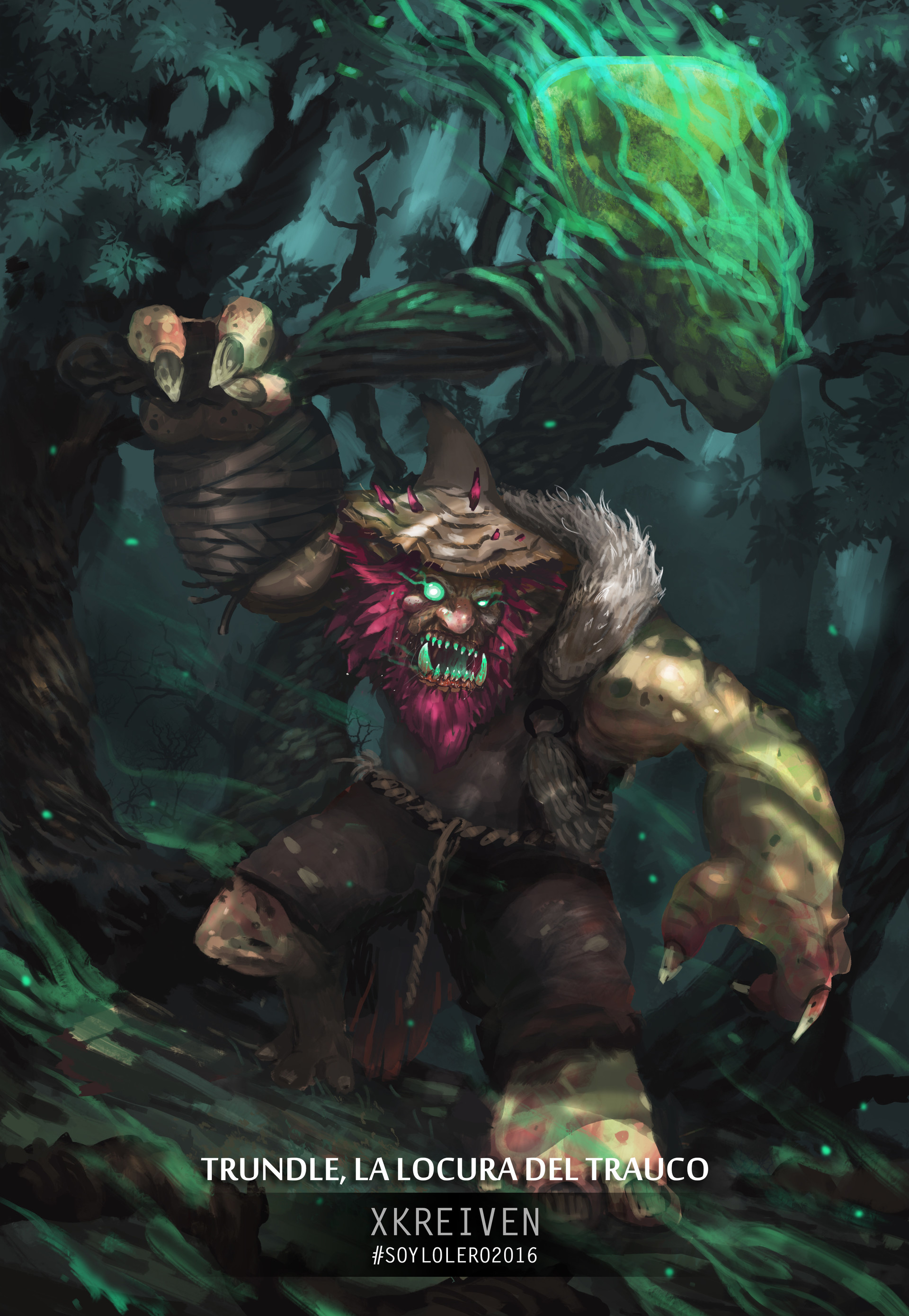 ArtStation - Trundle locura del trauco