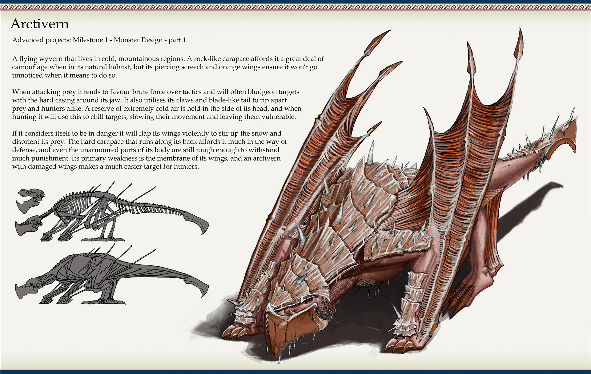 Alex Scrivener - Monster Hunter fan designs