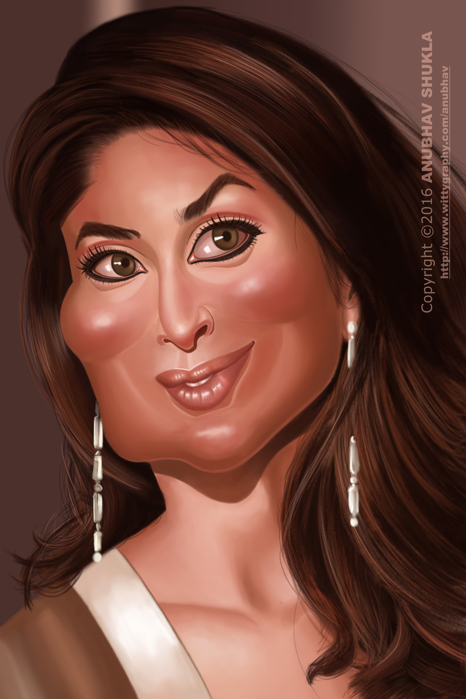 ArtStation - Kareena Kapoor caricature