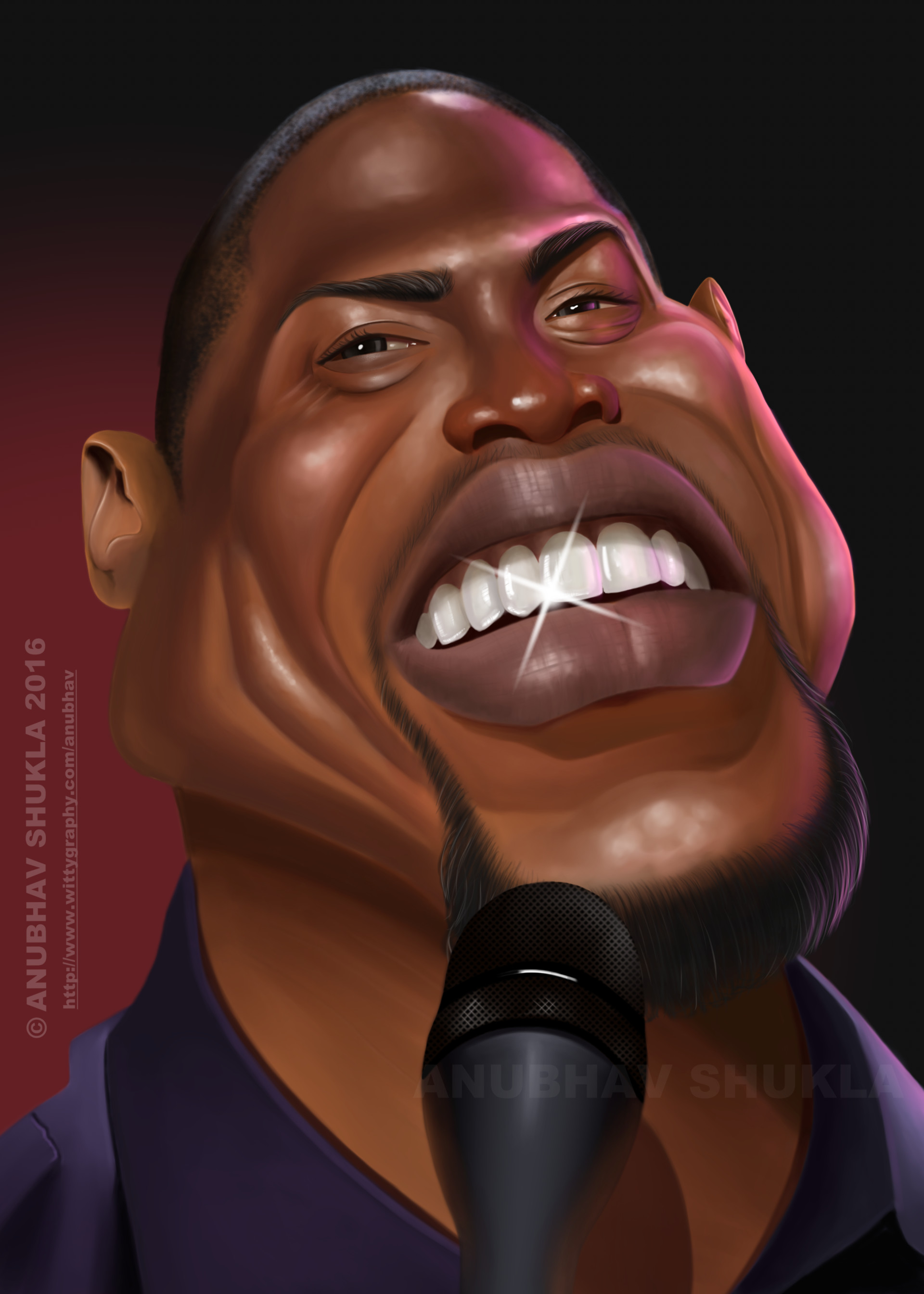 how to draw kevin hart