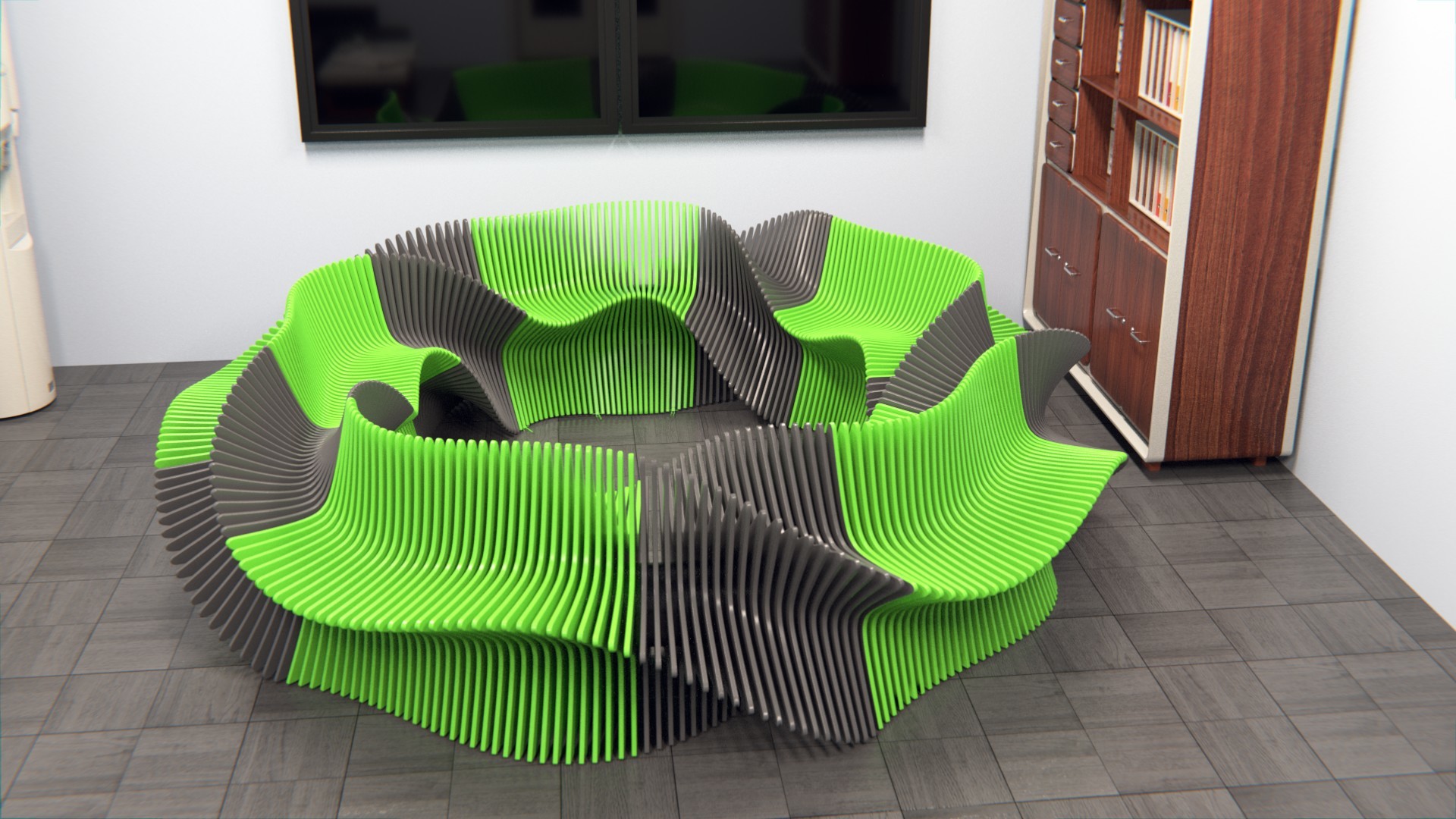 Stanislav Marchevsky - Twisted bench