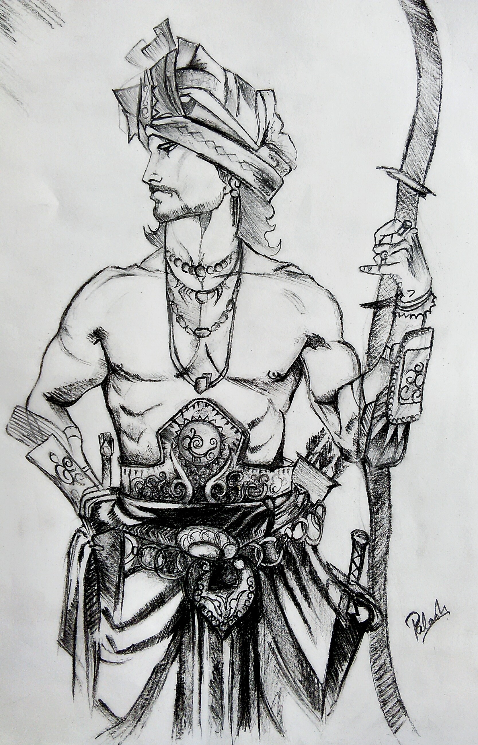 ArtStation - Arjun- The warrior