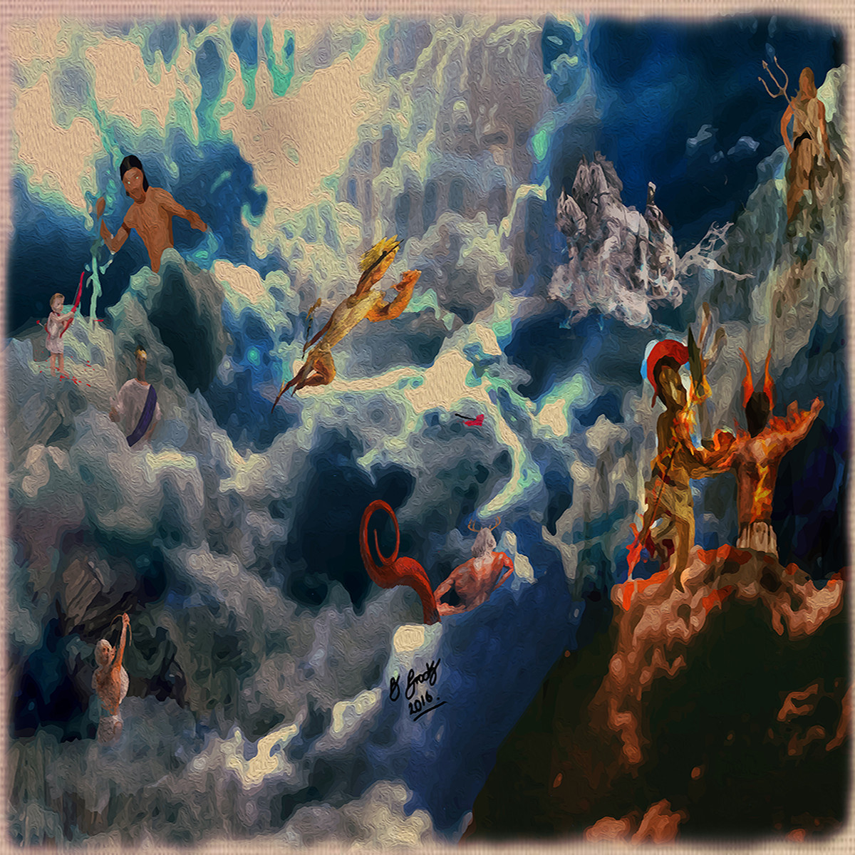 ArtStation - Battle of the Gods