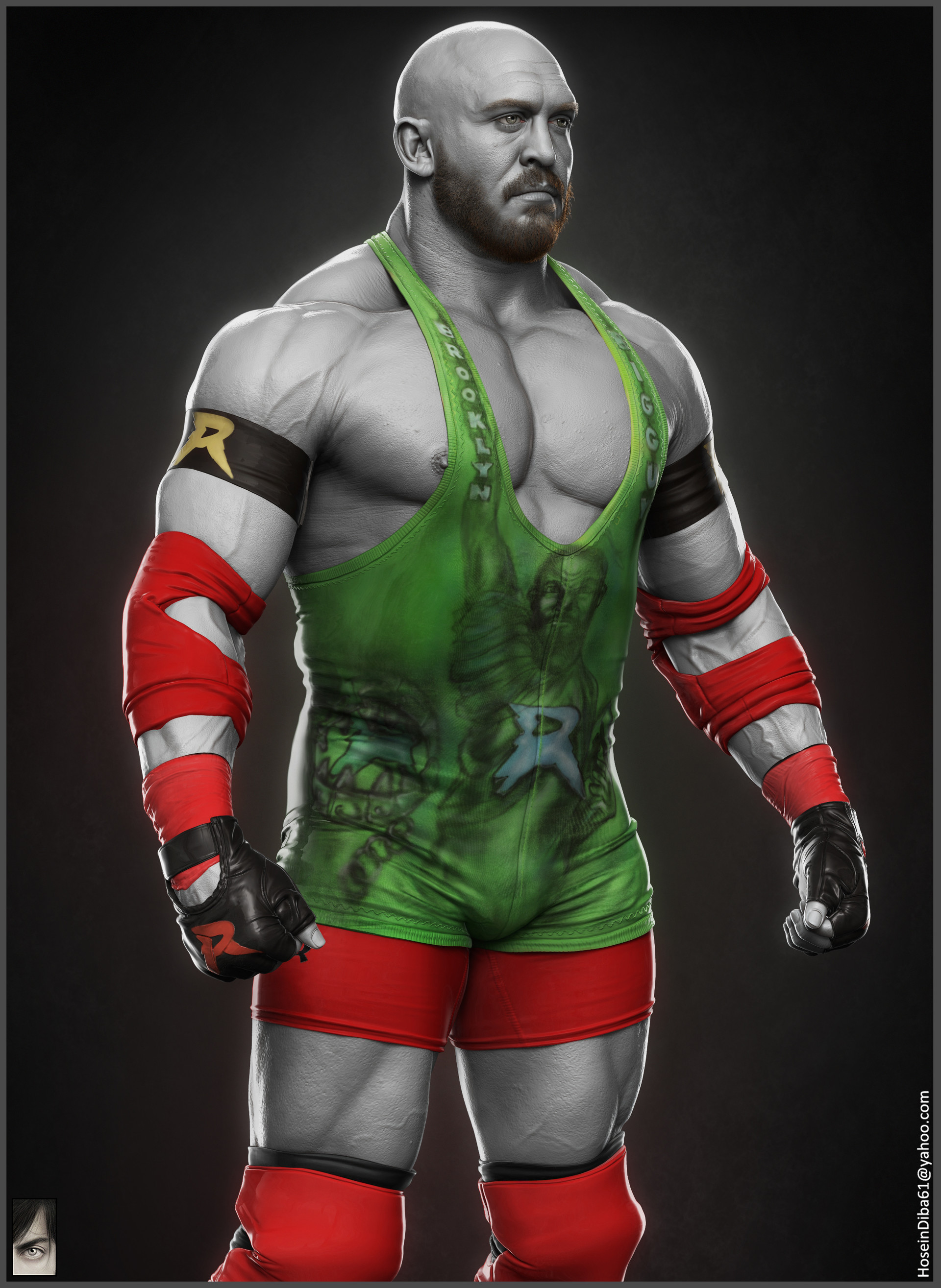 Ryback Green Attire