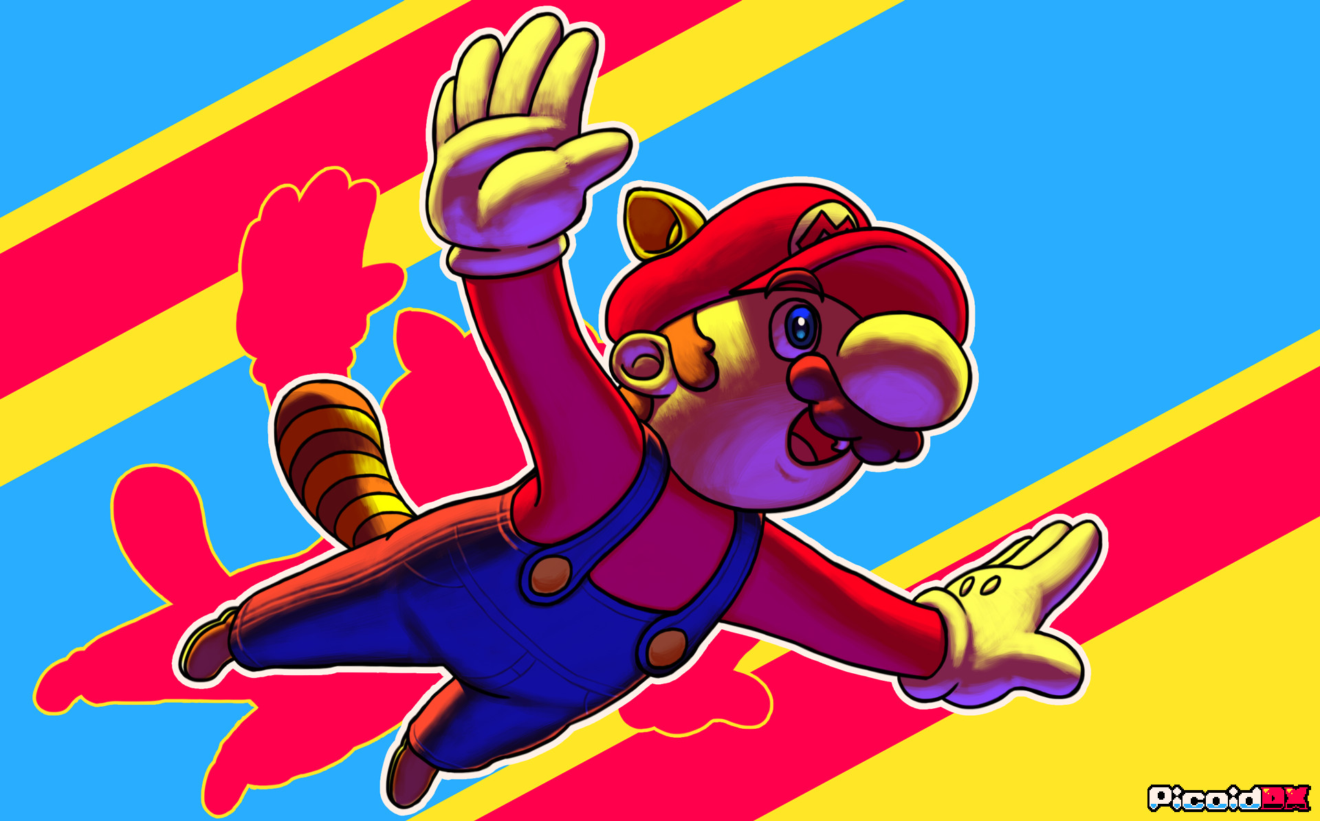 ArtStation - Flying Raccoon Mario, William Roth