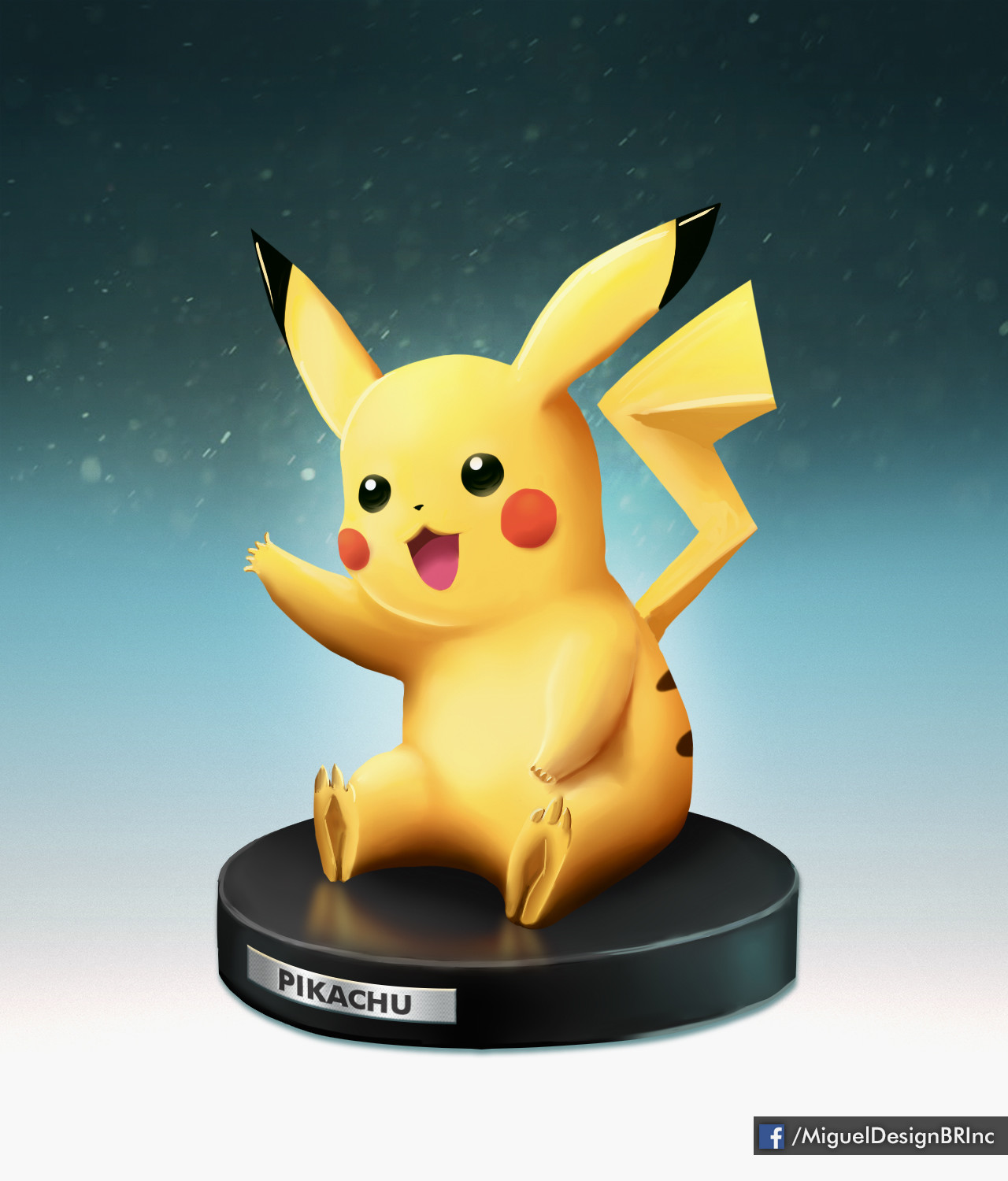 ArtStation - Pikachu figure