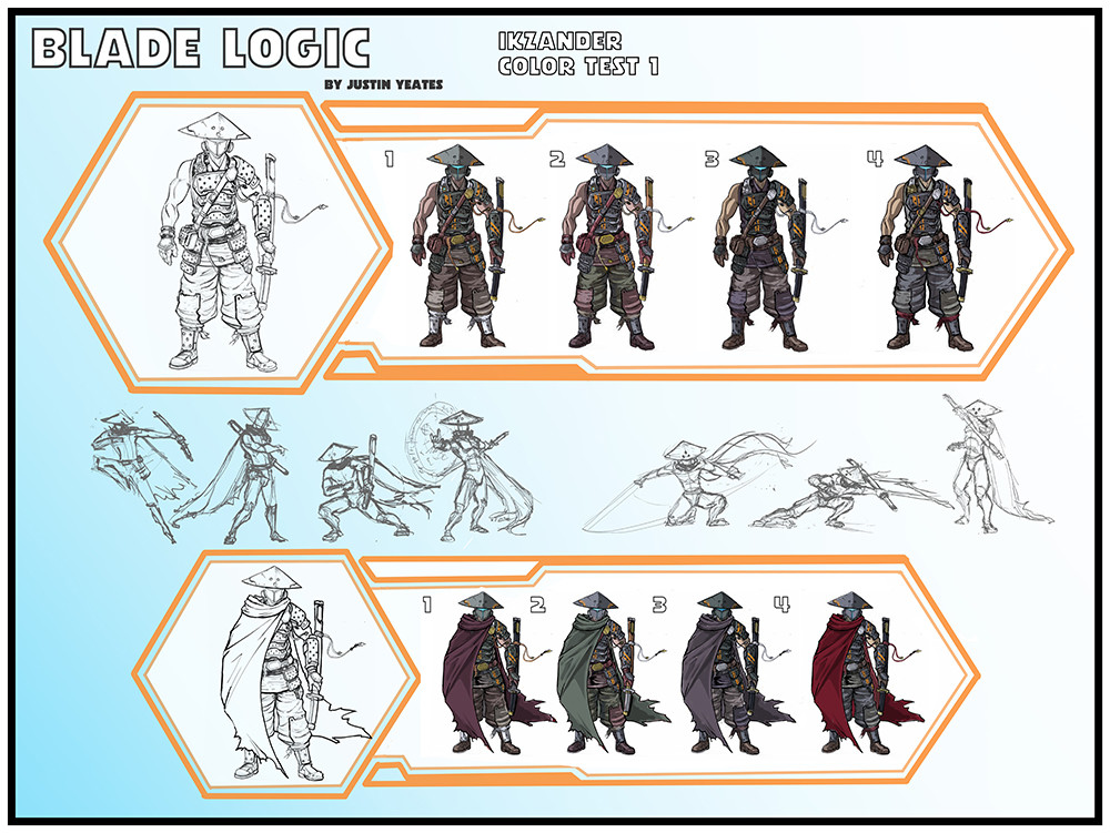 ArtStation - Blade Logic Character Design: Ikzander