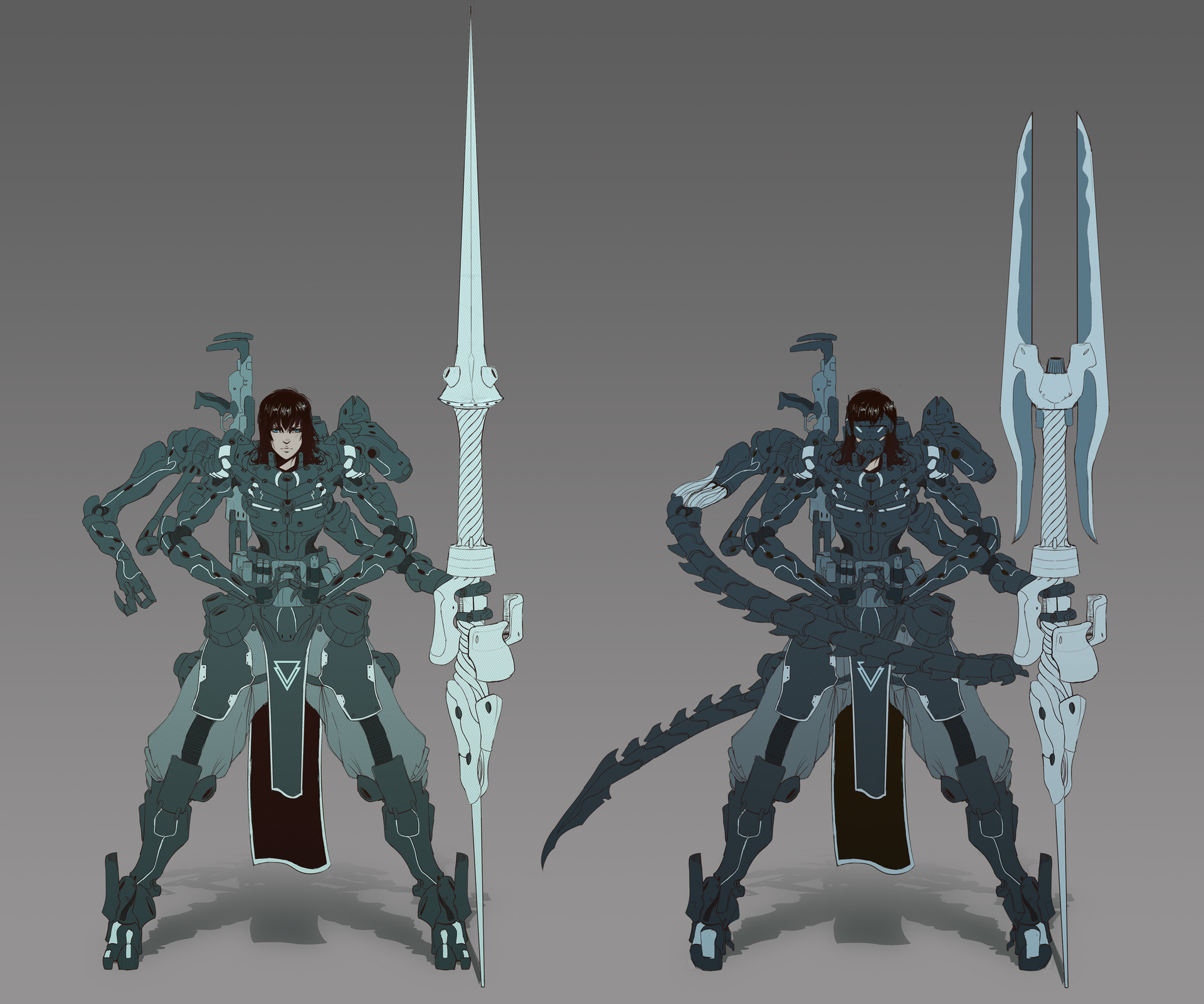 ArtStation - Cyborg girl 16