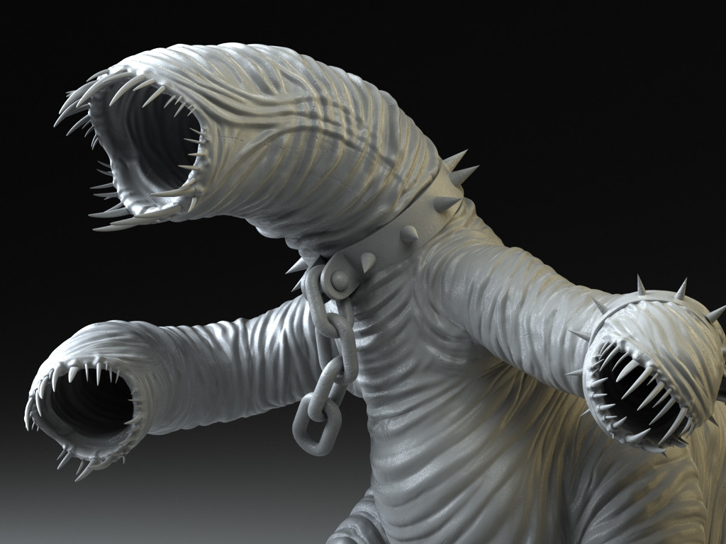 Tomasz Lechocinski - 3D cahracter - Worm Man