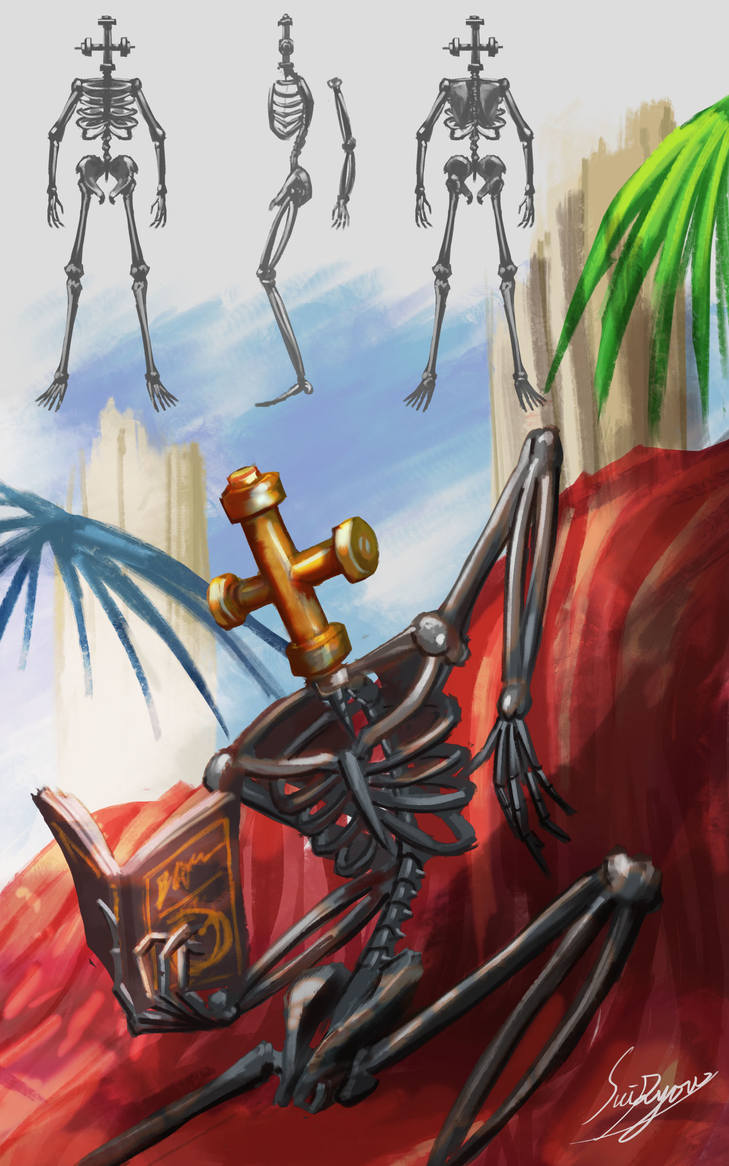 ArtStation - Desert Demon Skull