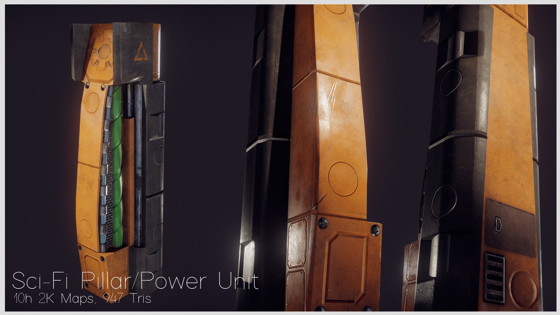 ArtStation - Sci-Fi Pillar