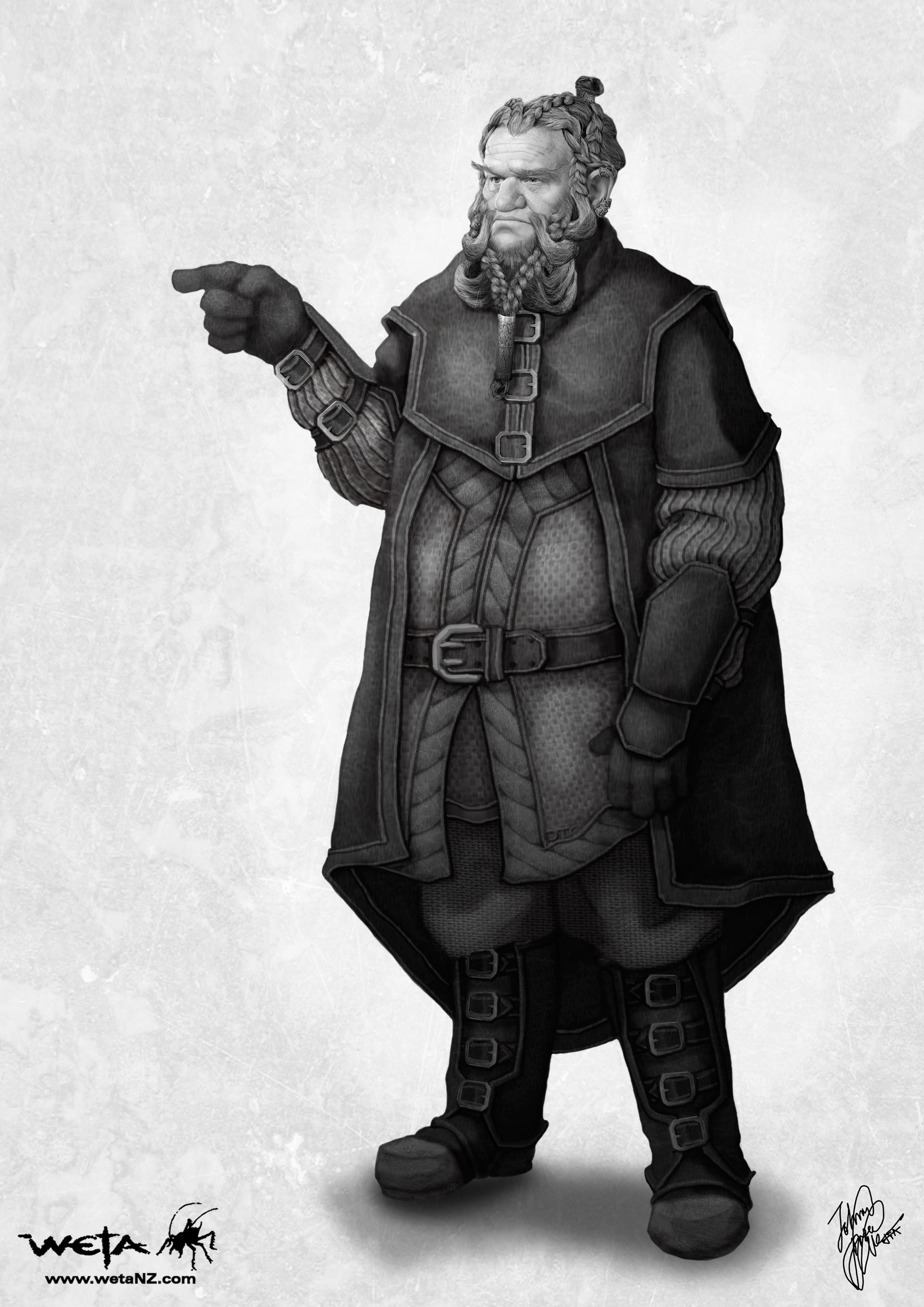 Johnny Fraser-Allen - The Hobbit Trilogy character/creature design sample