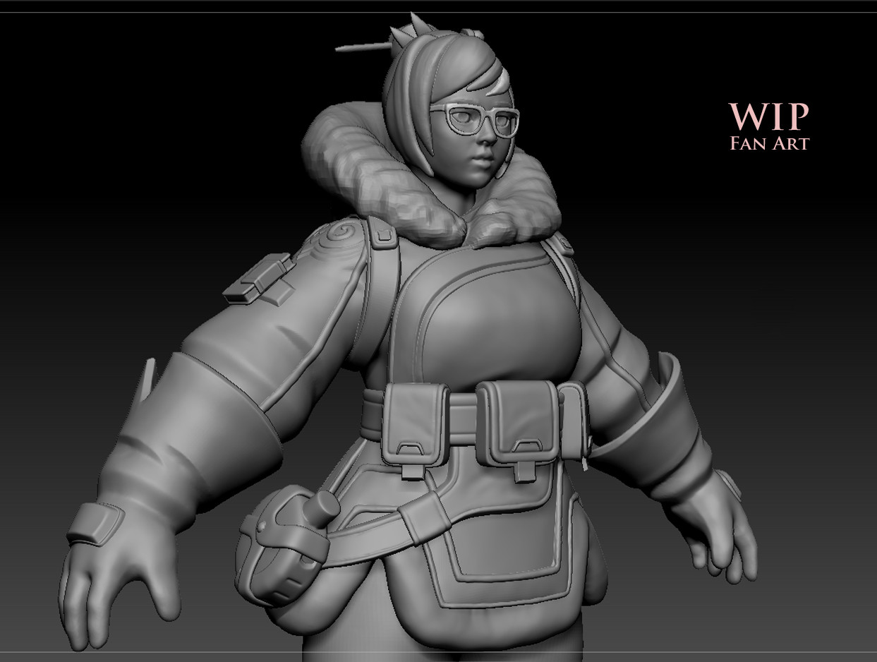 ArtStation - Overwatch Mei (fan art)