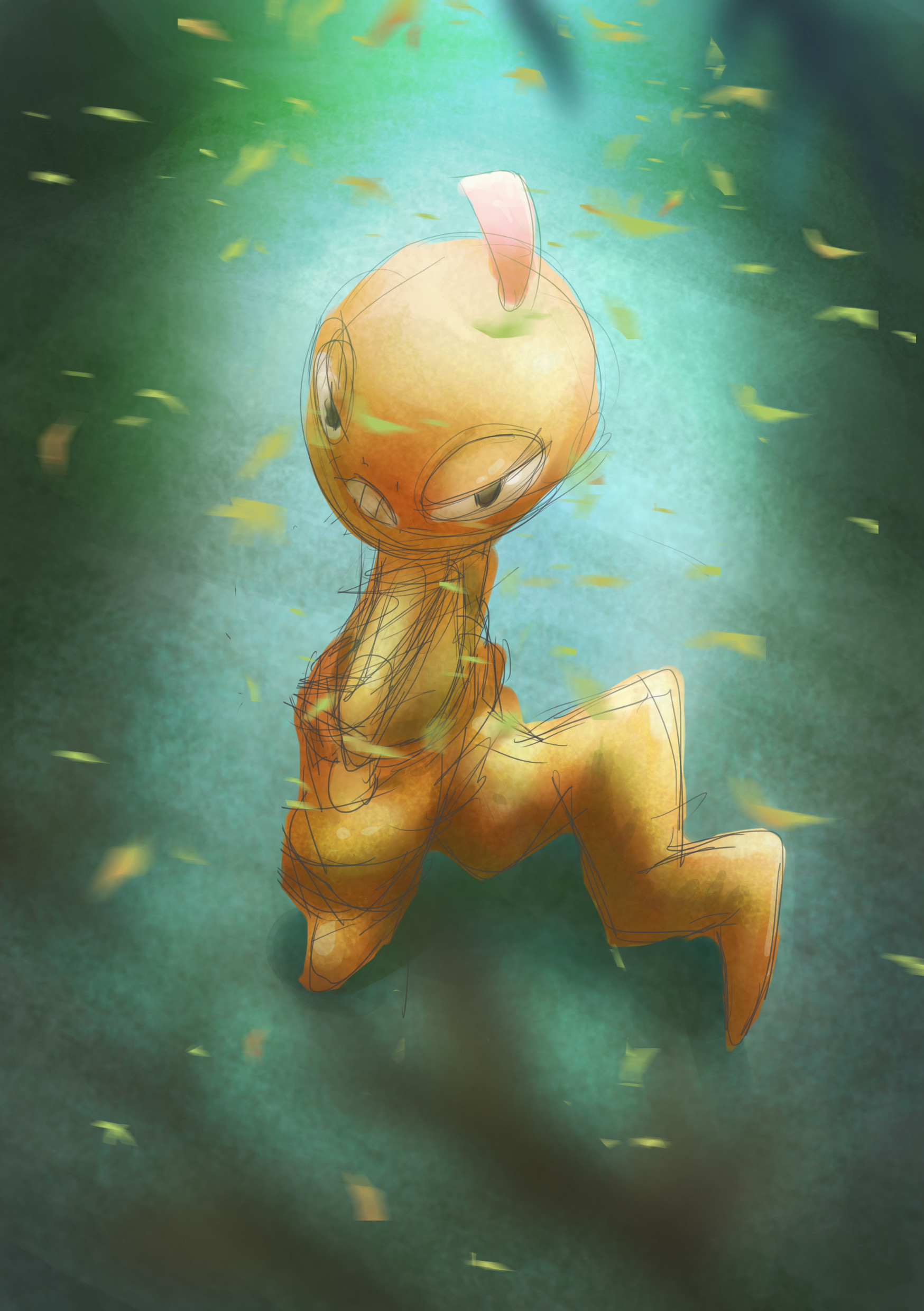 ArtStation - [speedpaint] scraggy