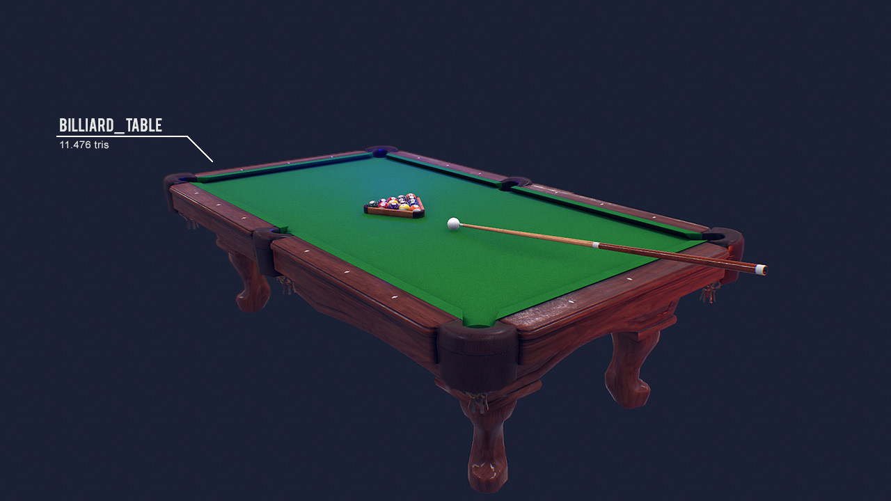 ArtStation - Billiard Table