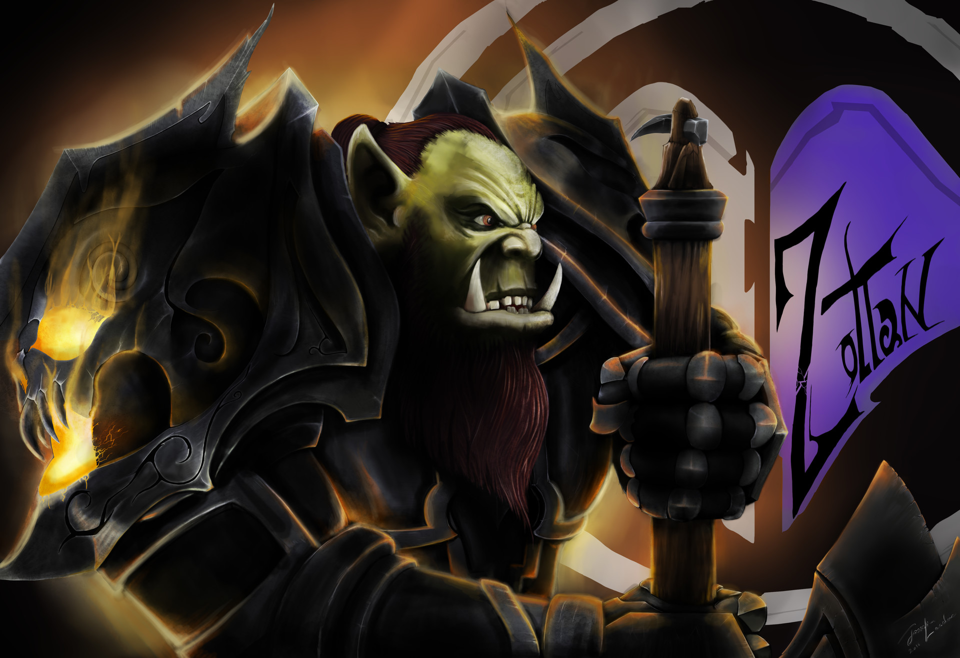 ArtStation - Orc ready for a game