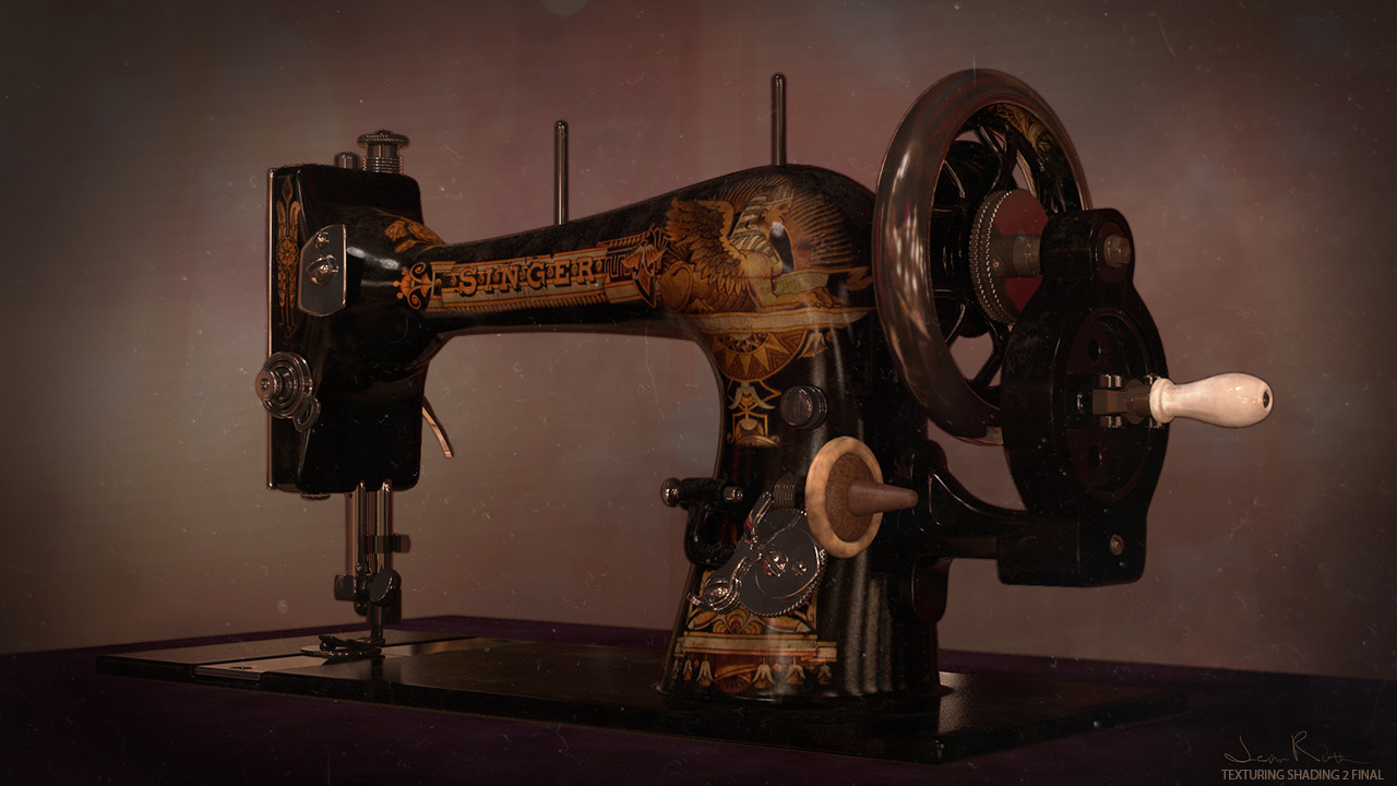 ArtStation - Singer Sewing Machine