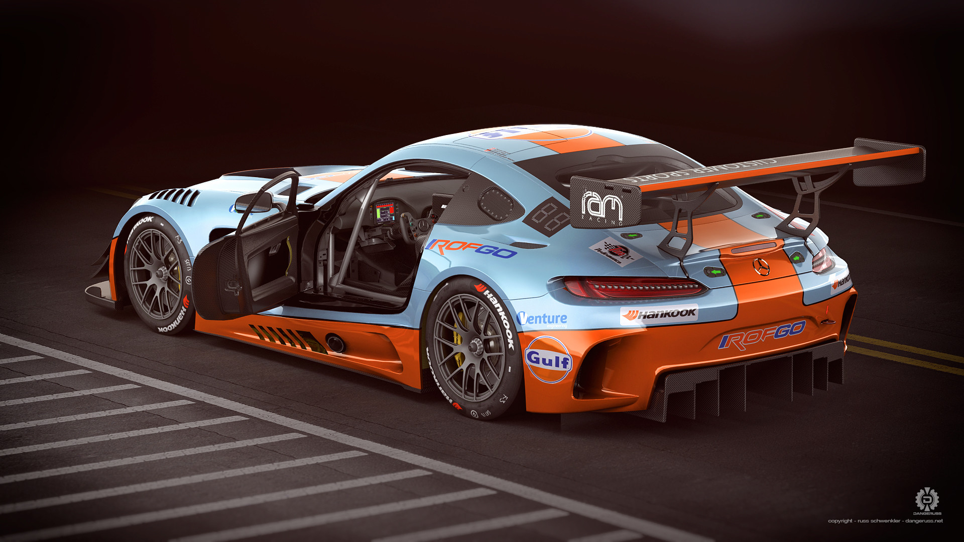 ArtStation - Mercedes Benz AMG GT3