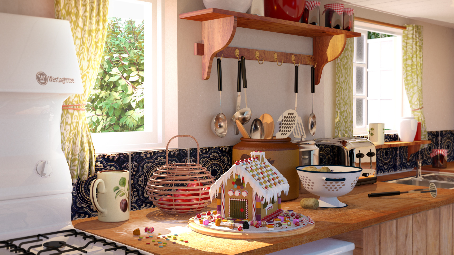 ArtStation - Country Kitchen Archvis