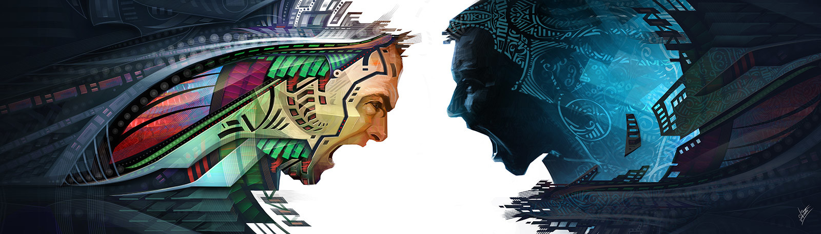 ArtStation - Android vs Cyborg