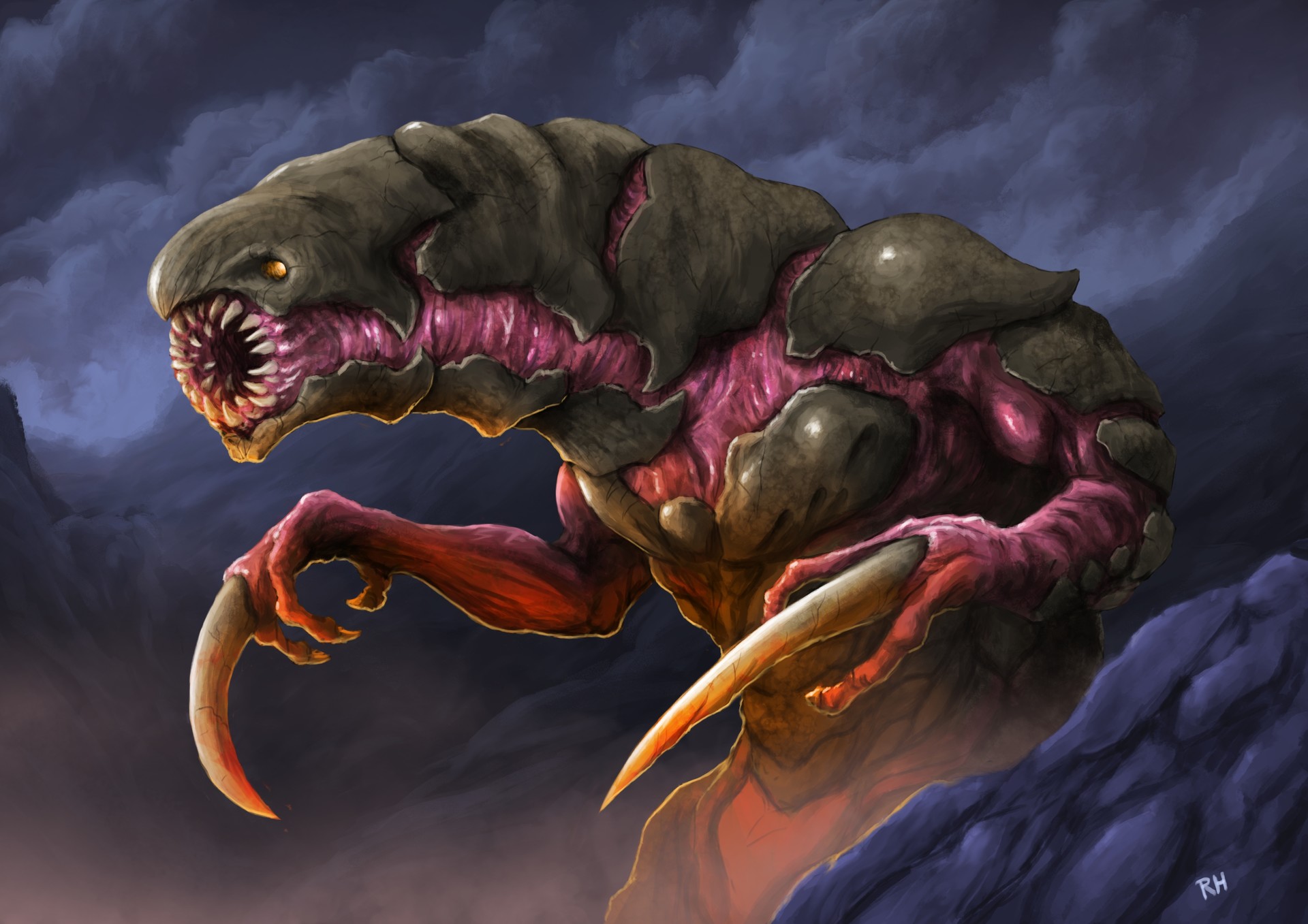 ArtStation - Nethervein monsters