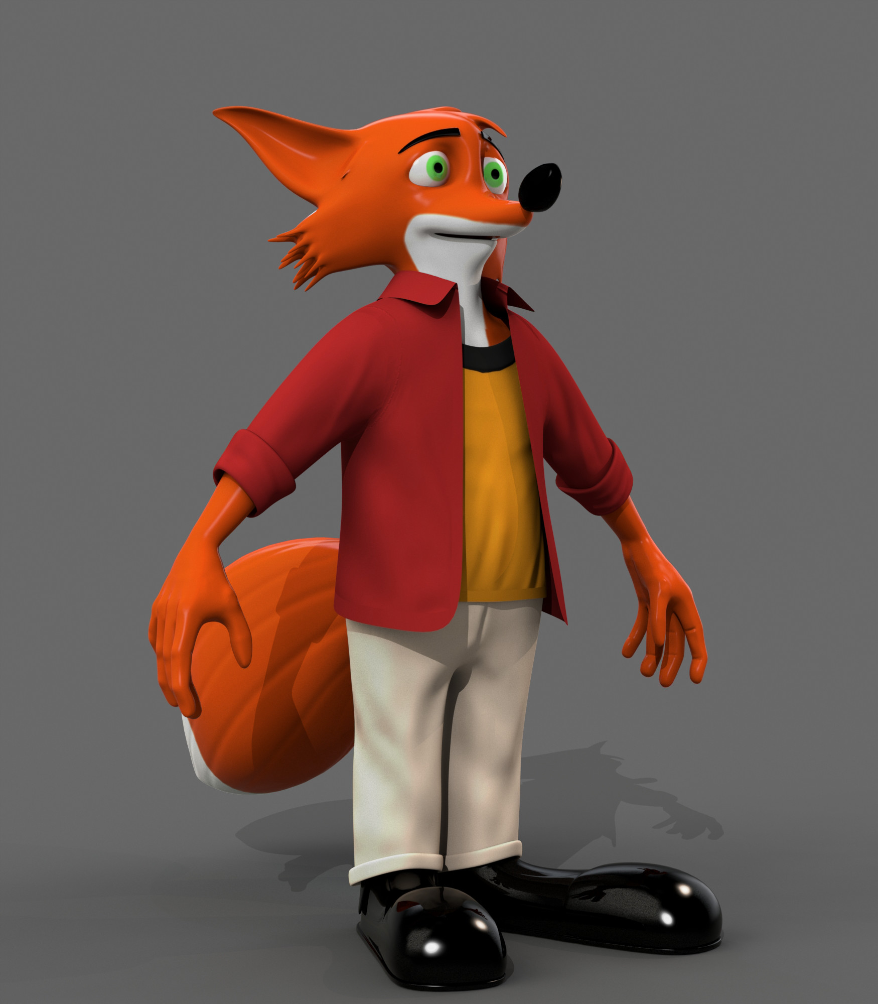 ArtStation - Fox Guy (Art test)