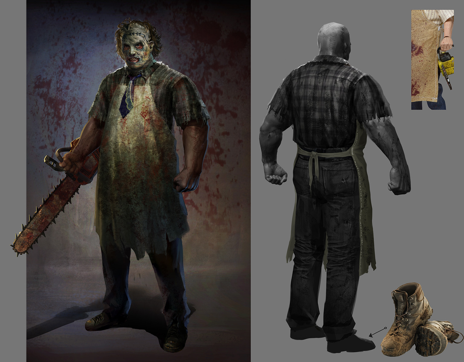 leatherface concept art