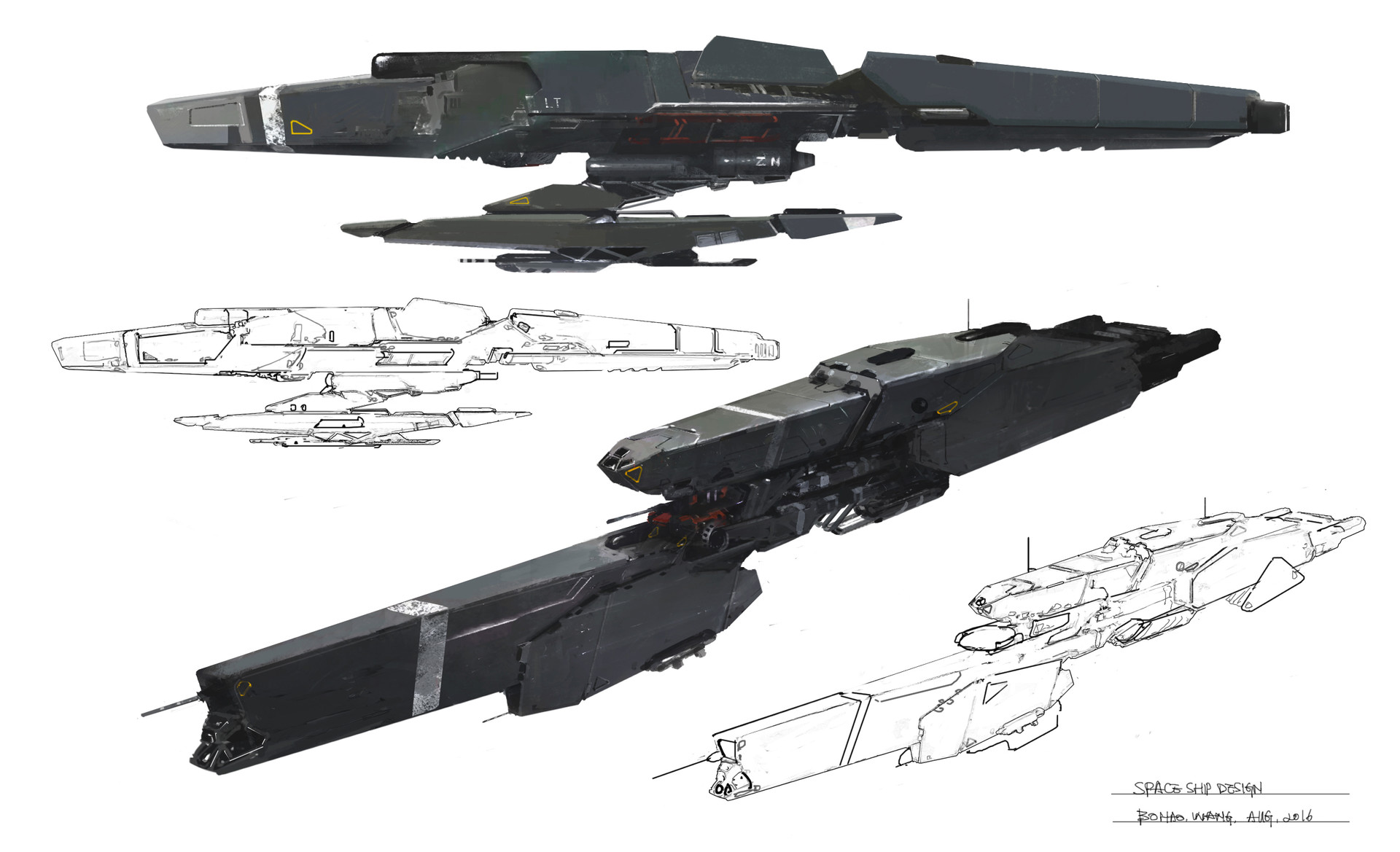 ArtStation - Spaceship design_2