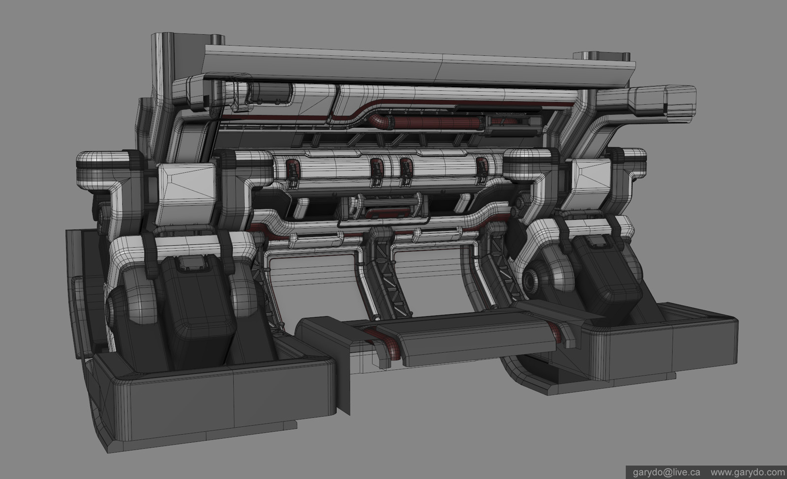 Gary Do - Sci-fi Armory Walkway