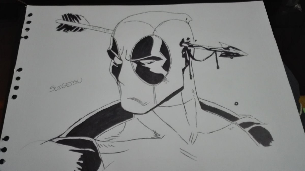ArtStation - Deadpool Ink