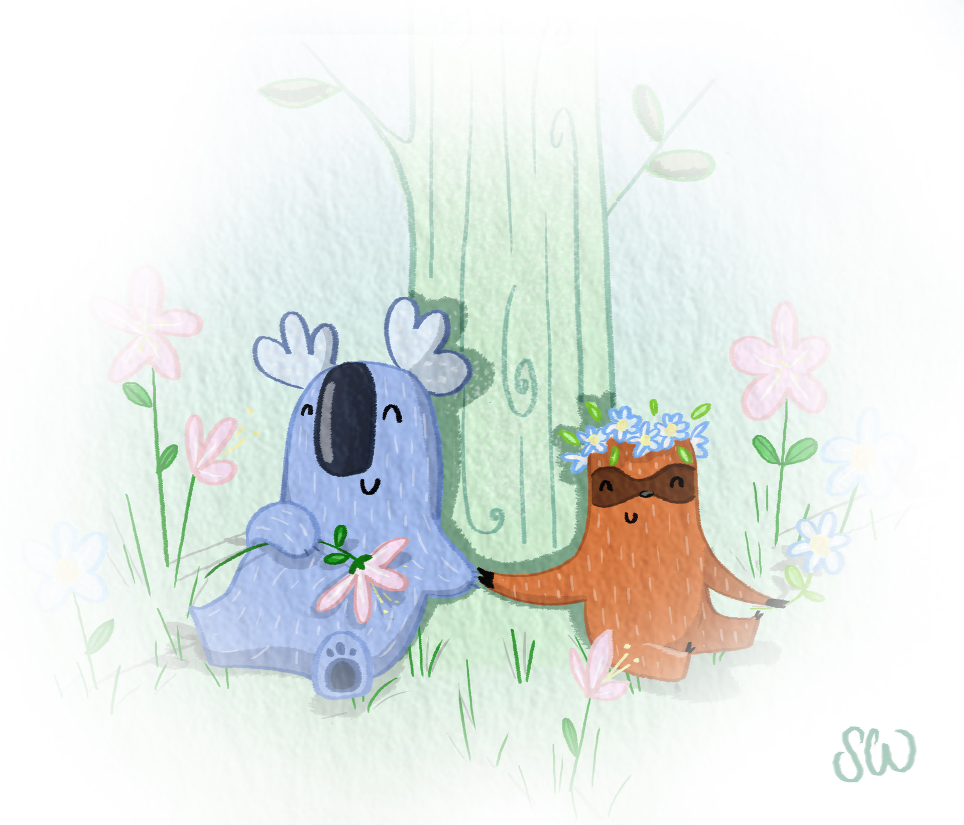 ArtStation - Unlikely Friends 2