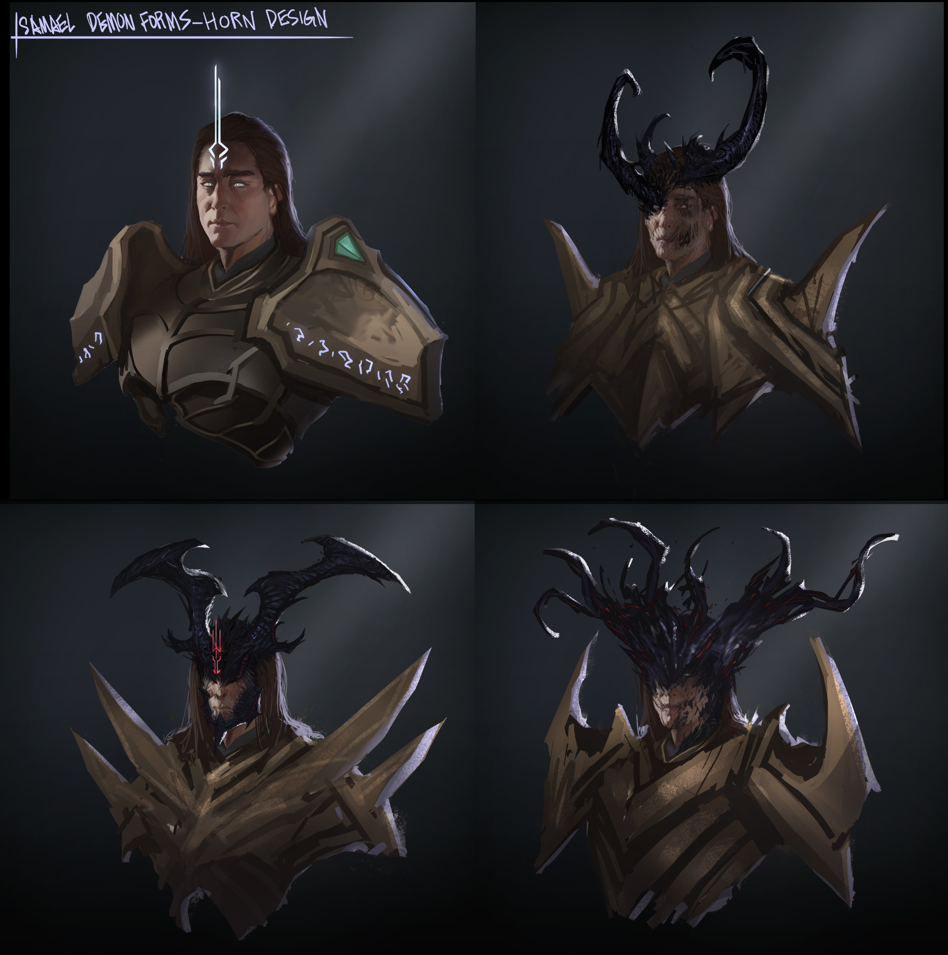 ArtStation - Samael-Demon form