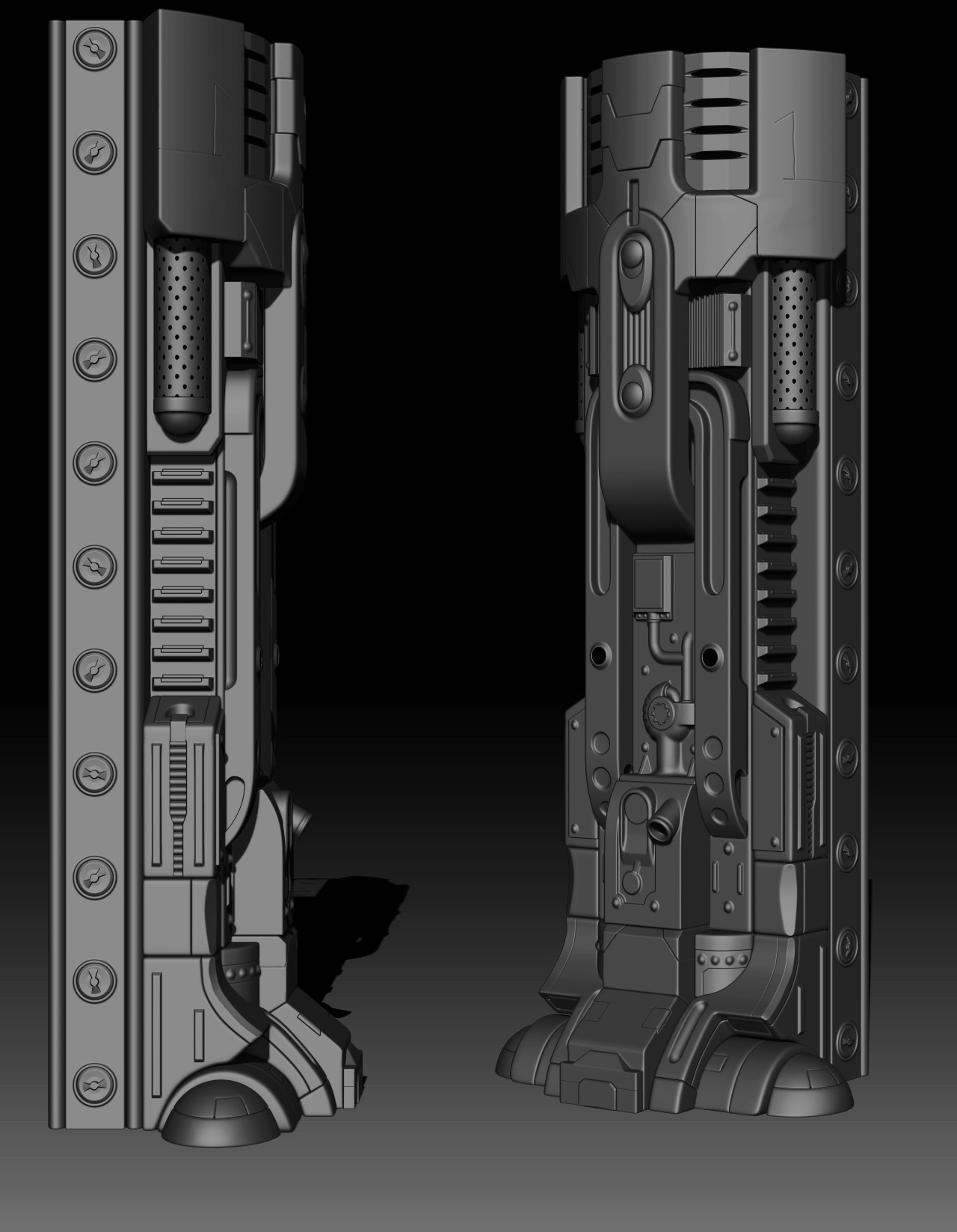 ArtStation - [Highpoly] Scifi Pillar