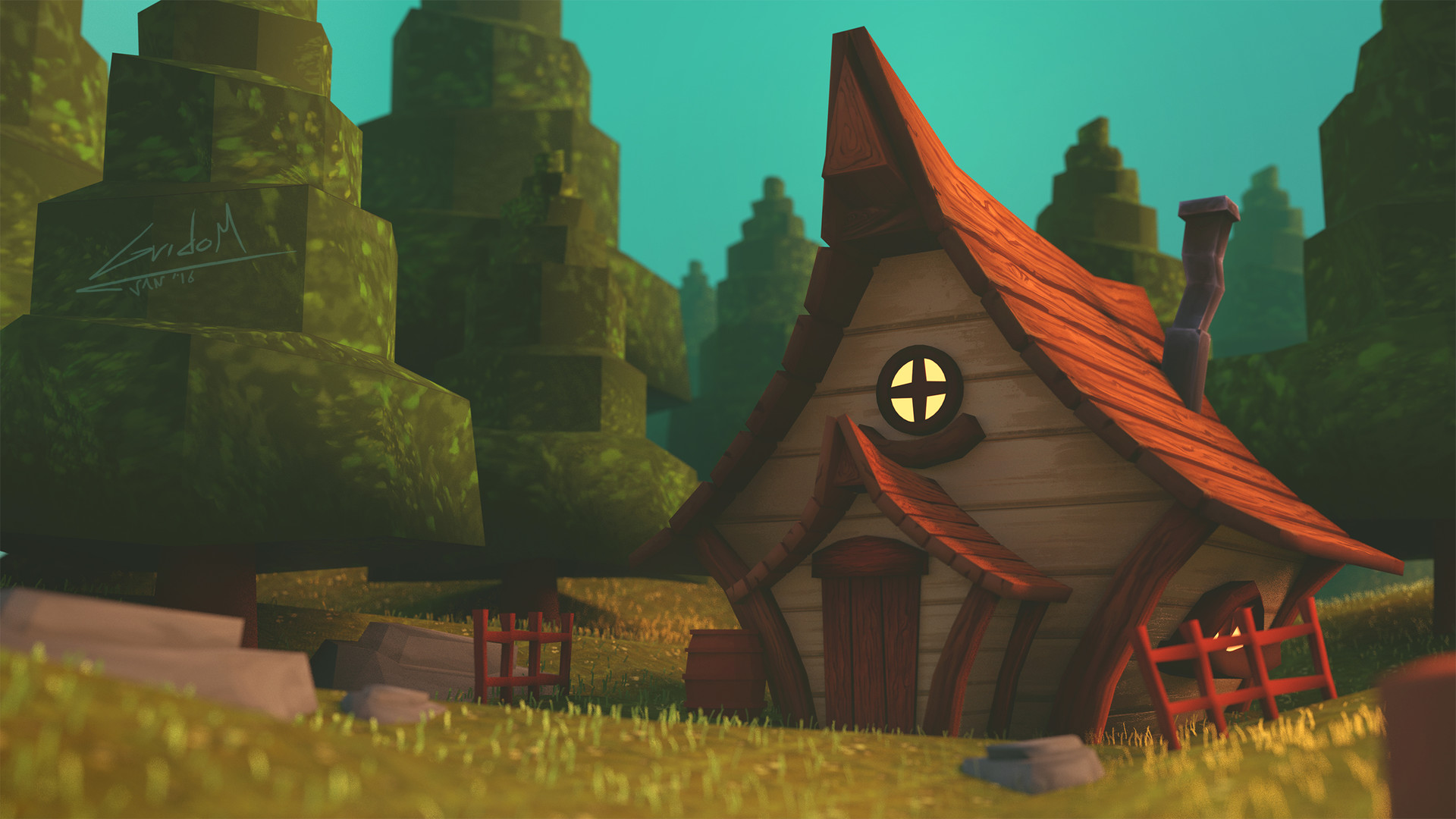 ArtStation - The Cabin