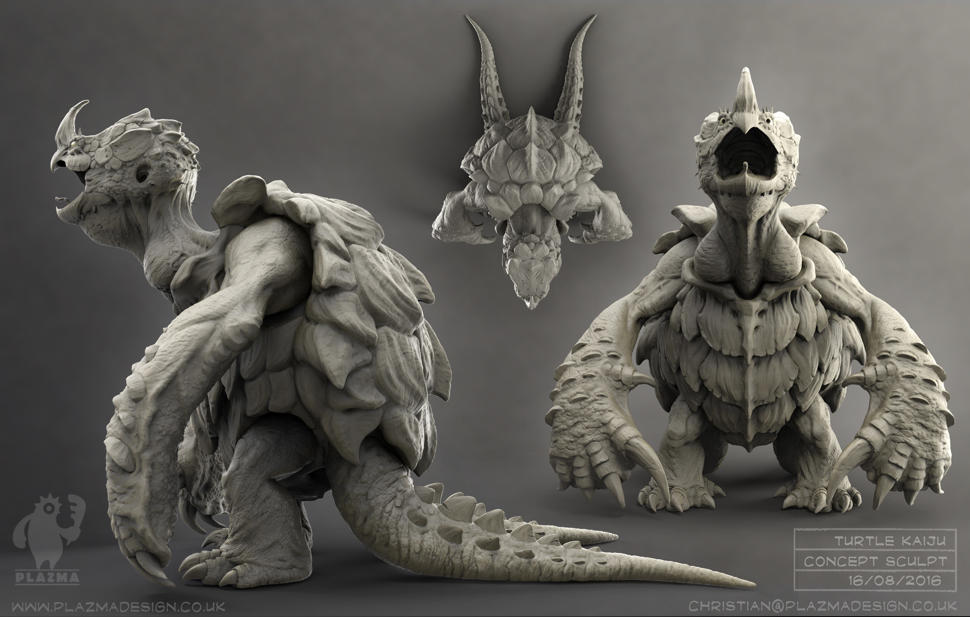 Christian Johnson - Turtle Kaiju "two tails"