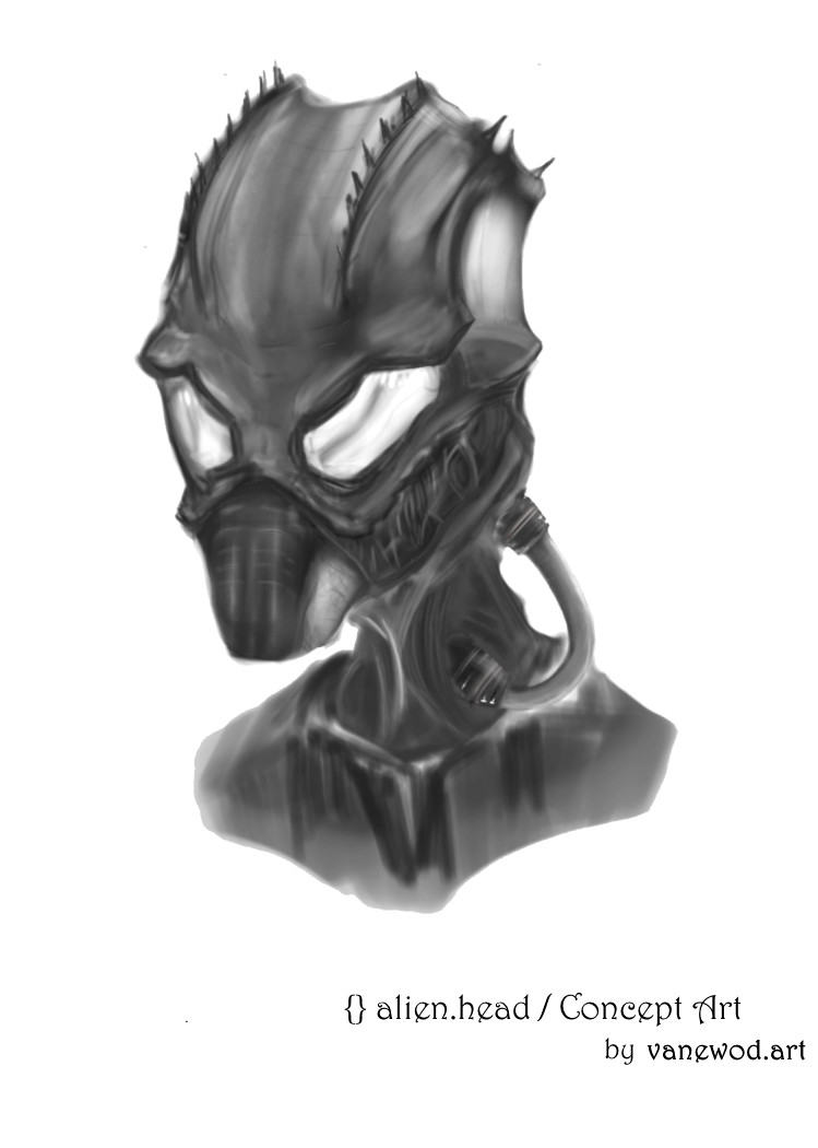 ArtStation - AlienHead03 / Concept Art