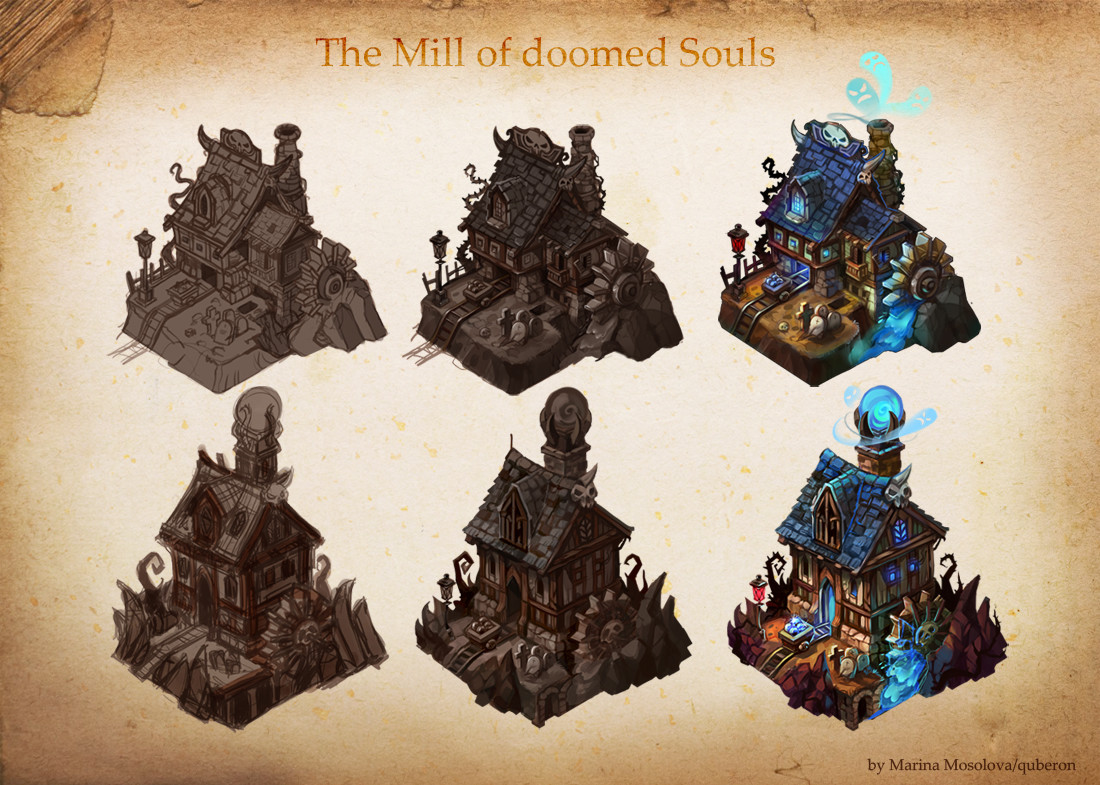 ArtStation - Houses design with process