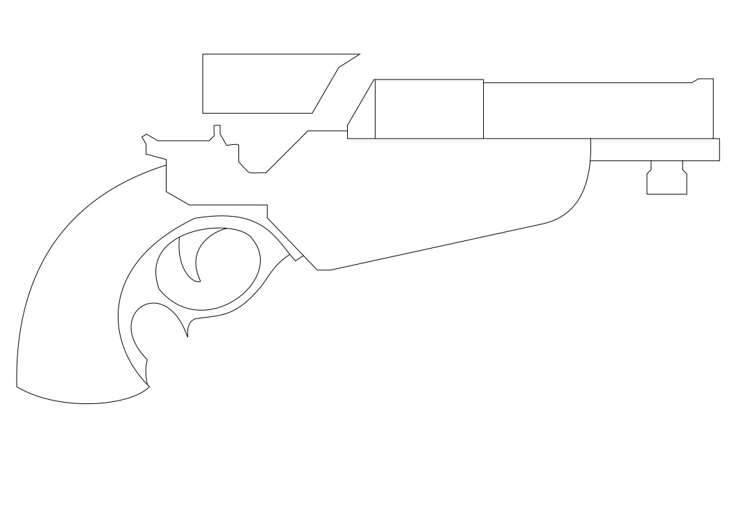 ArtStation - Starter Pistol Blueprint