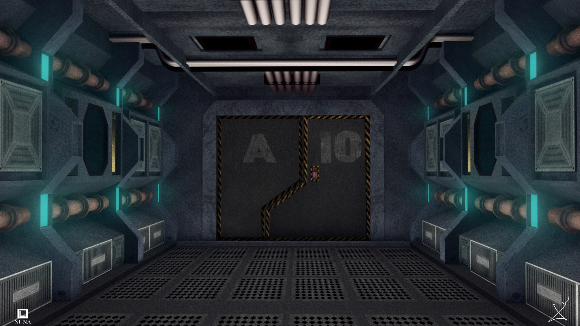 ArtStation - corridor military base
