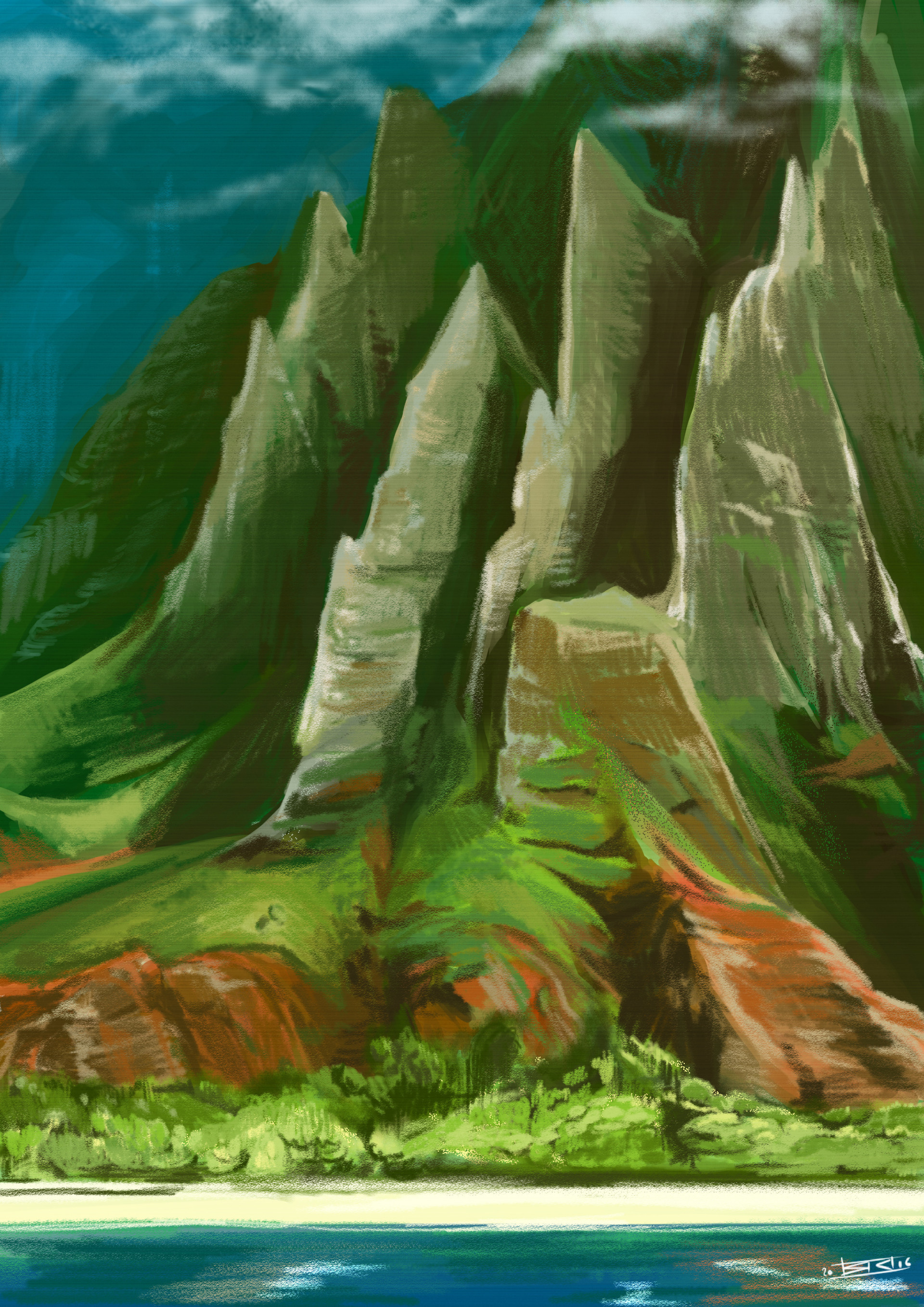 ArtStation - Spike Mountains