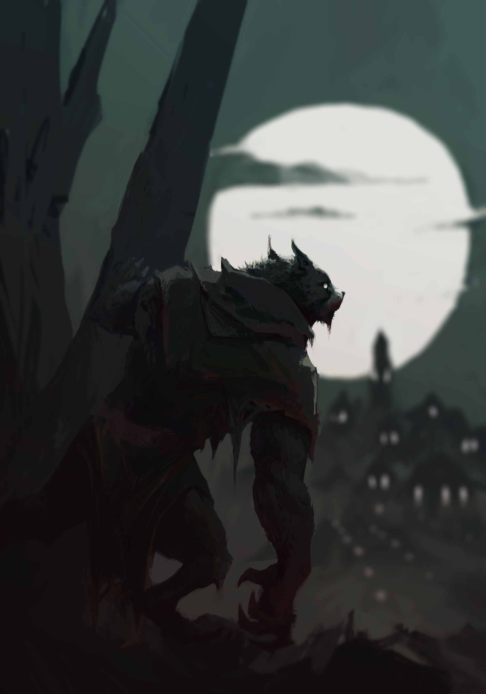 ArtStation - wolf dude