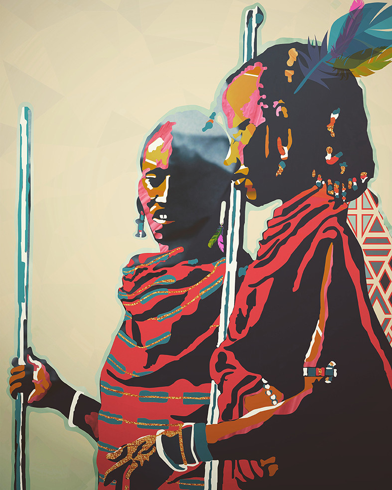 Aasheesh Gautam - Maasai Warrior, Southern Kenya