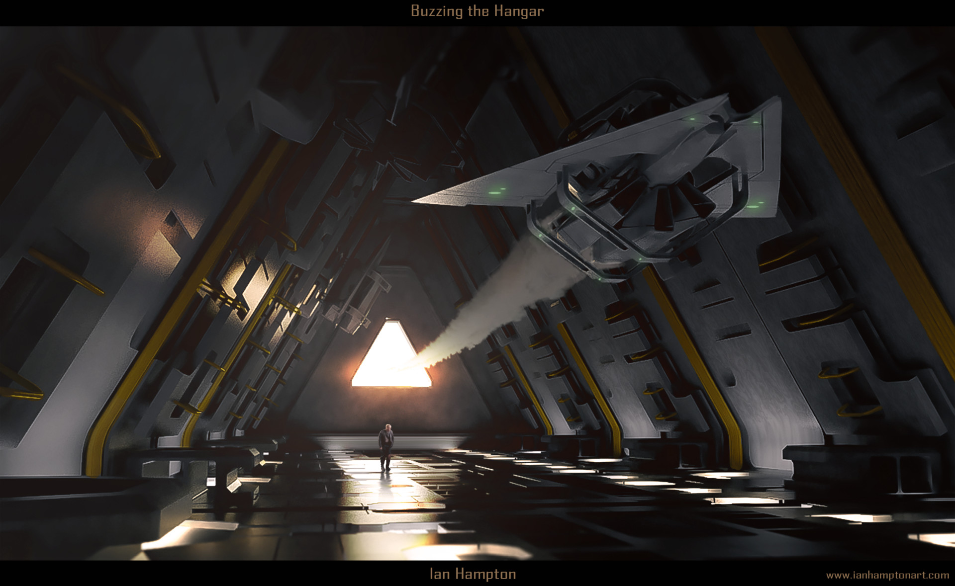 ArtStation - Buzzing the Hangar