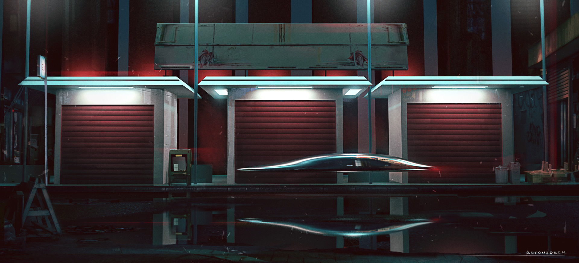 ArtStation - Alien pit stop