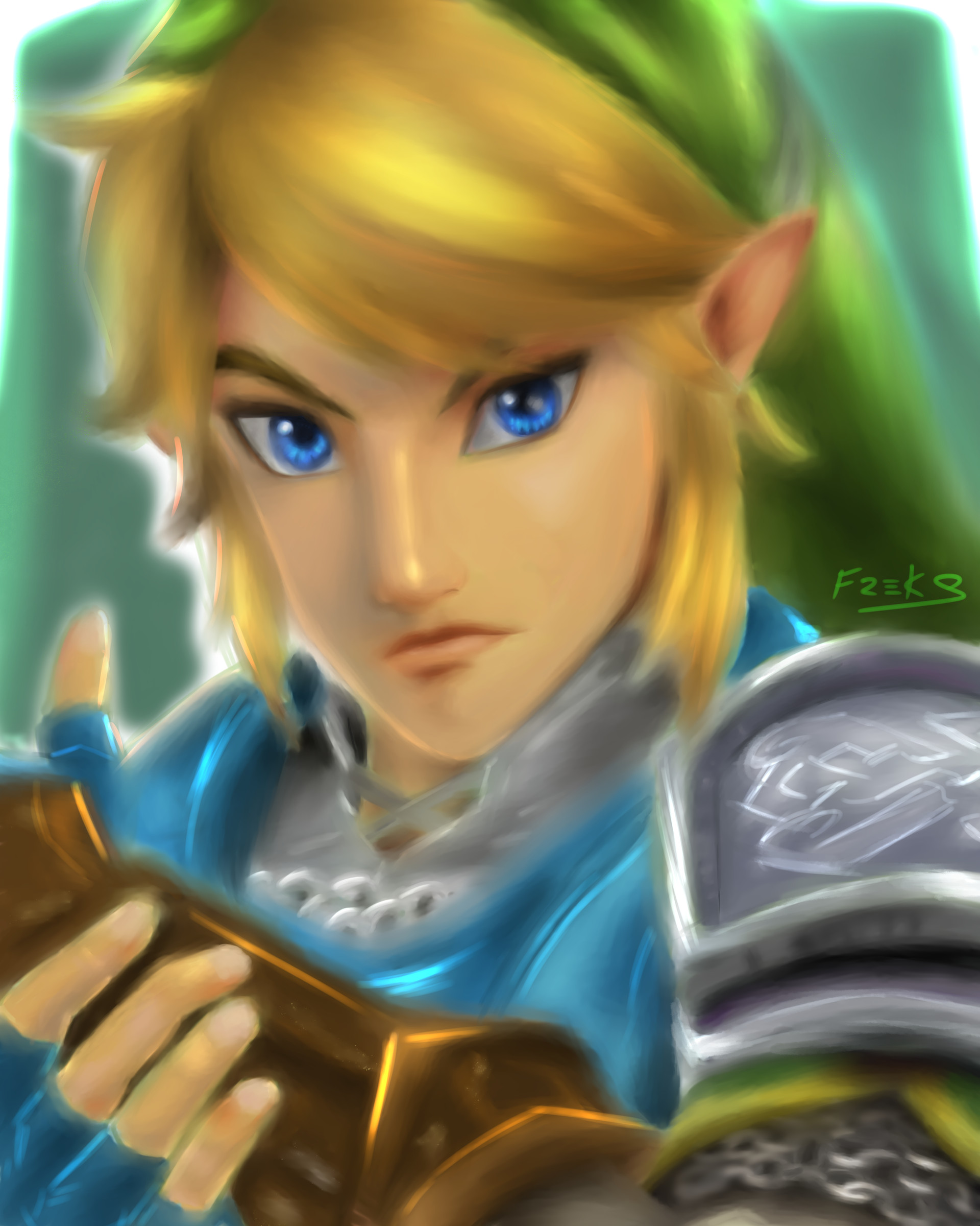 ArtStation - (Fanart) Link - Zelda