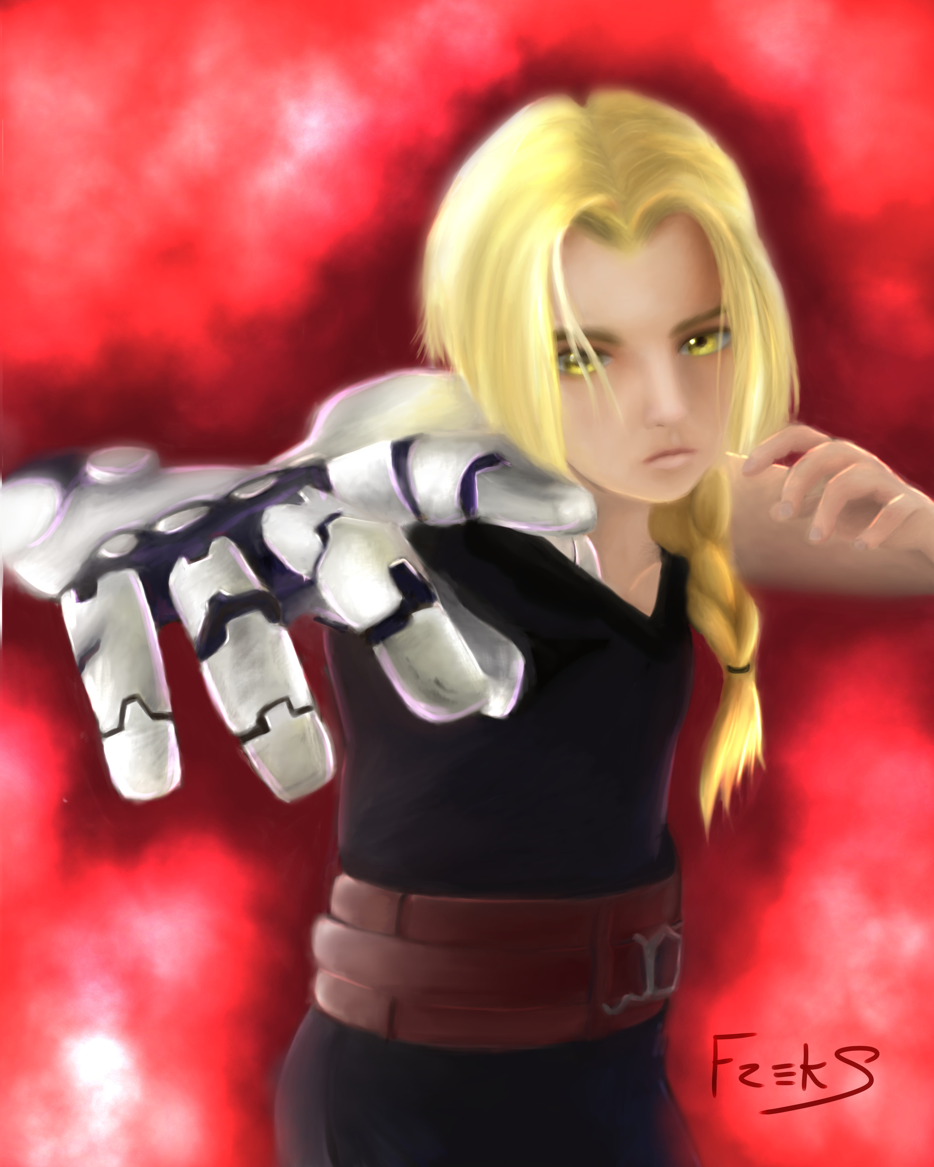 ArtStation - (Fanart) Edward - Fullmetal Alchemist