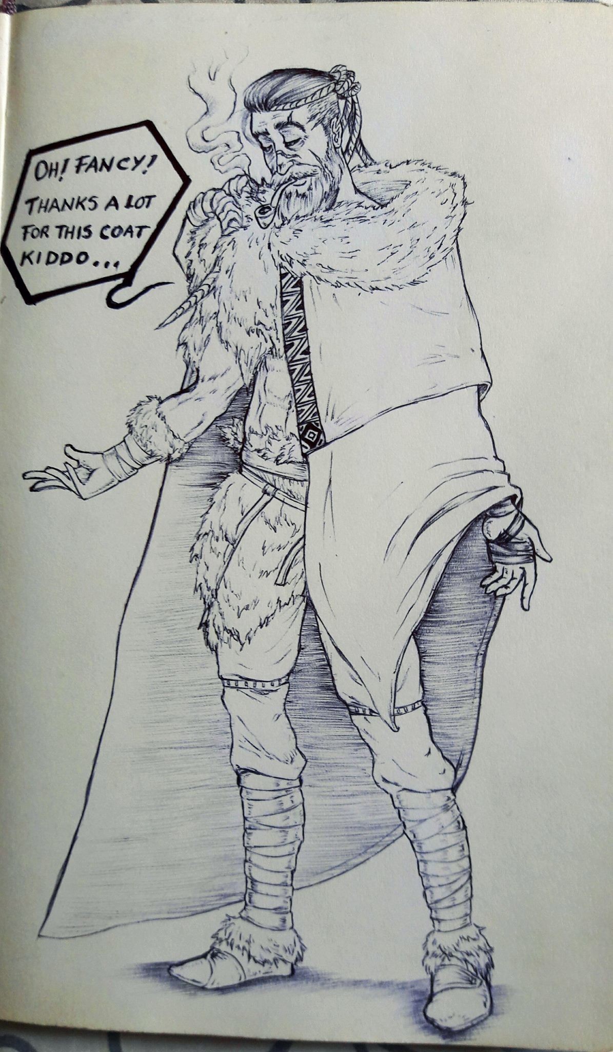 ArtStation - Character design: Coat design.