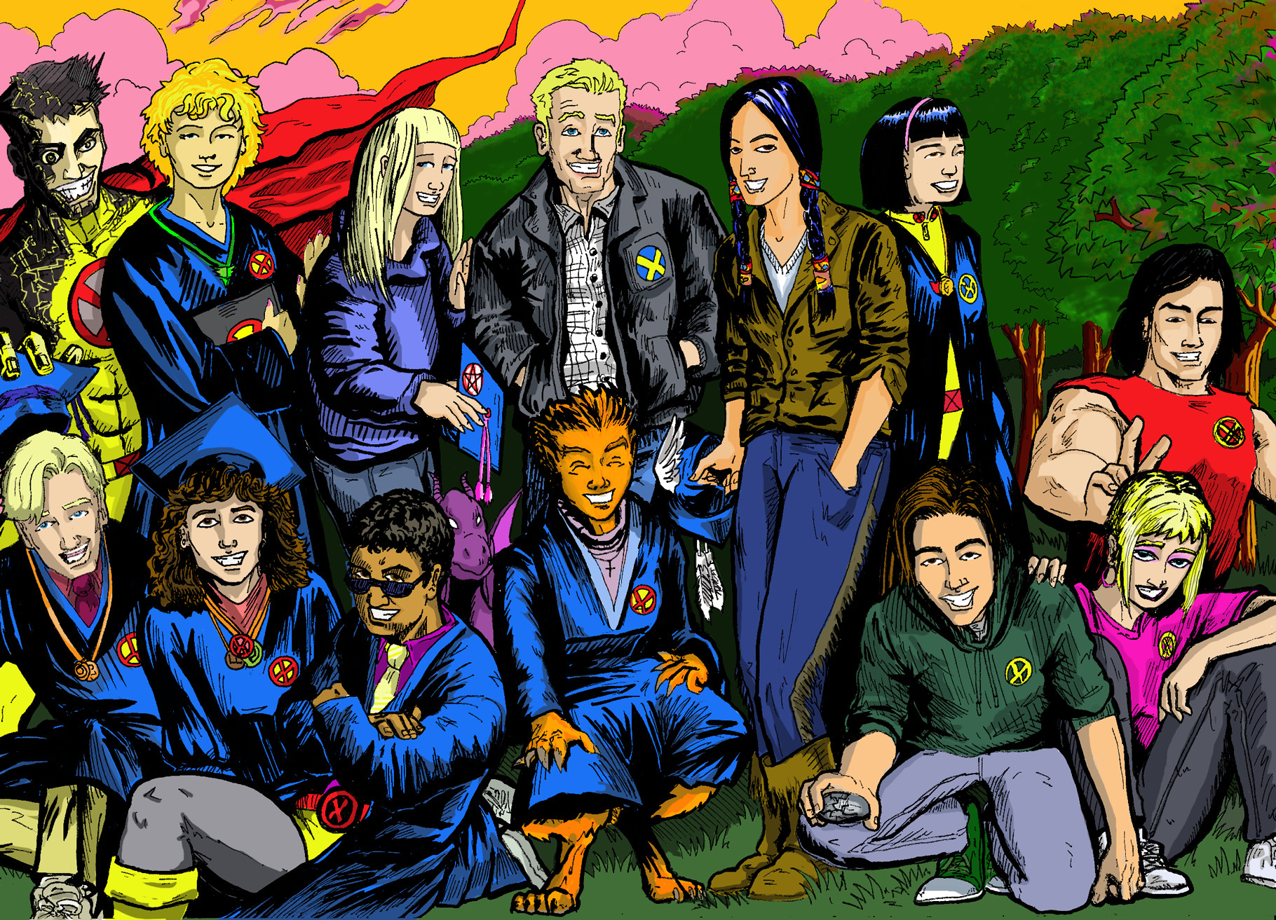 ArtStation - X-Men Graduation