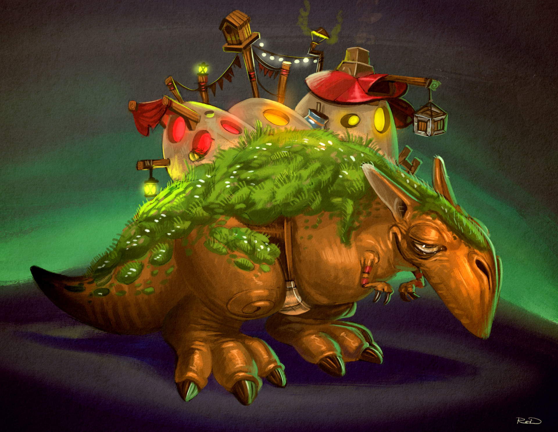 ArtStation - The Village Monster