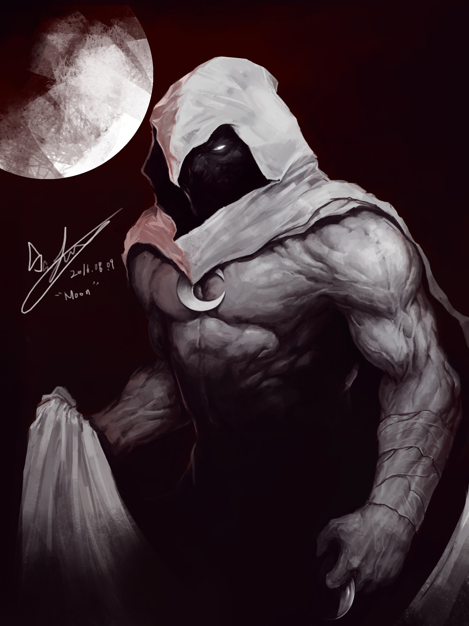 ArtStation - Moon Knight Fanart